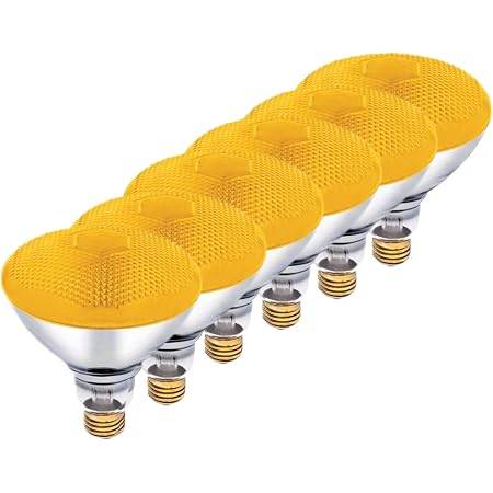Westinghouse Lighting 0440900, 100 Watt, 120 Volt Yellow Flood BR38 ...