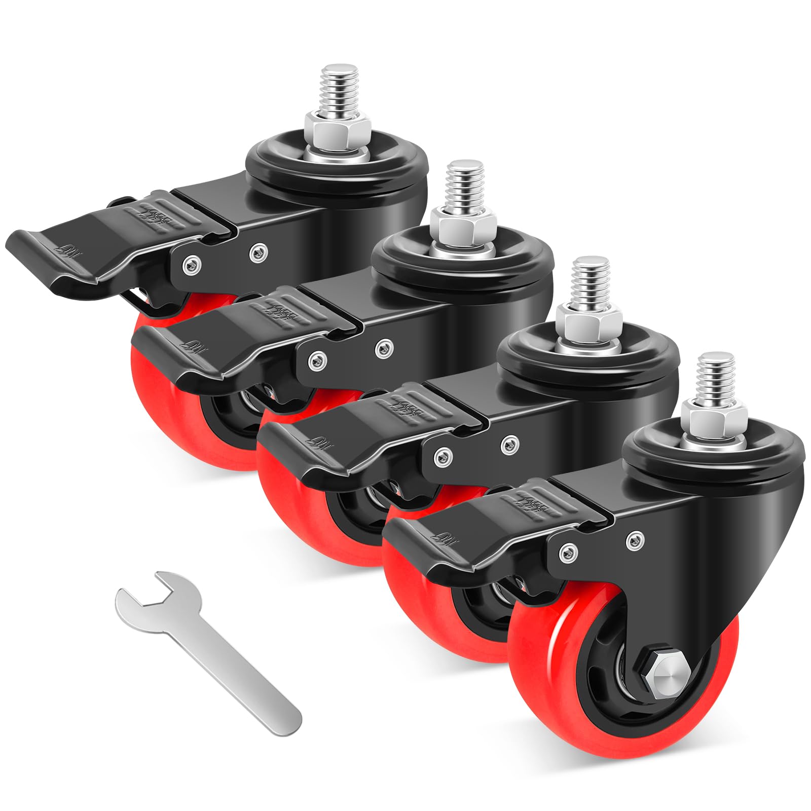Snapklik.com : Nefish Stem Caster Wheels 3 Inch