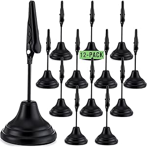 Amazon.com: Skyygemm 12 Pcs Table Number Holders 3 Inch Place Card ...