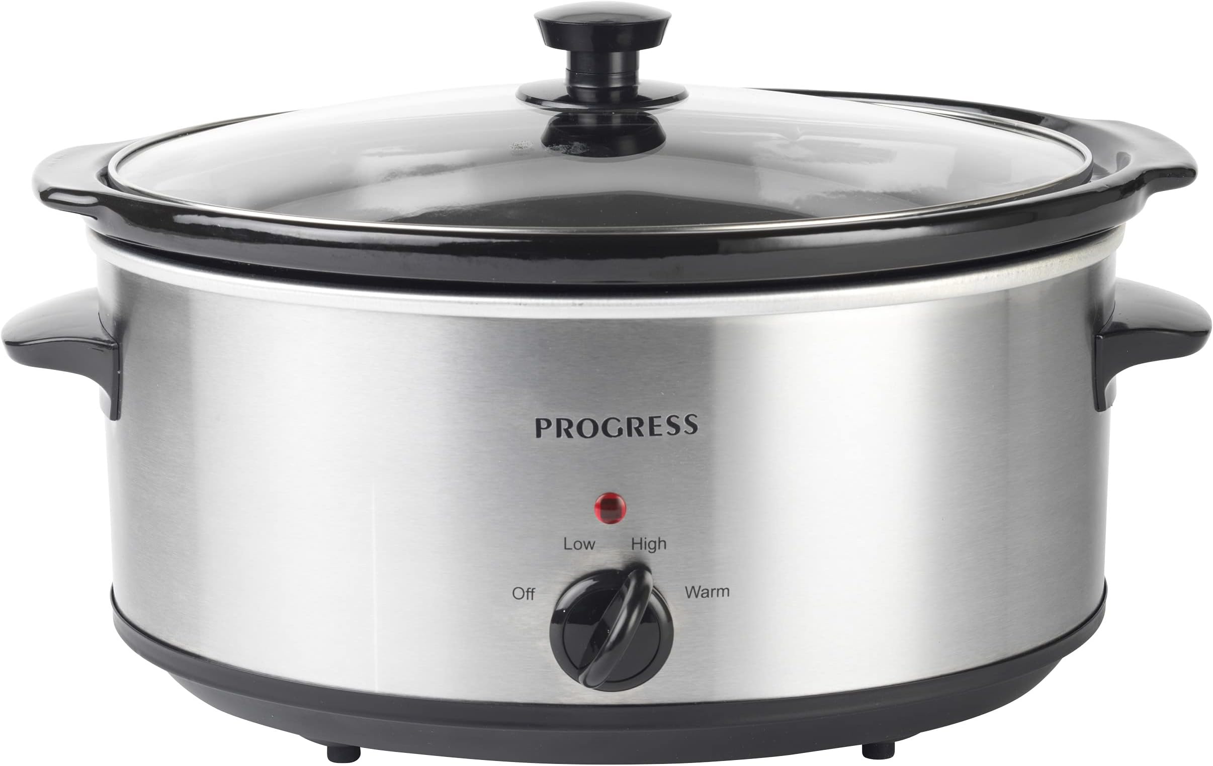 Swan SF17030N Stainless Steel Slow Cooker, 6.5 Litre, Silver : Amazon ...