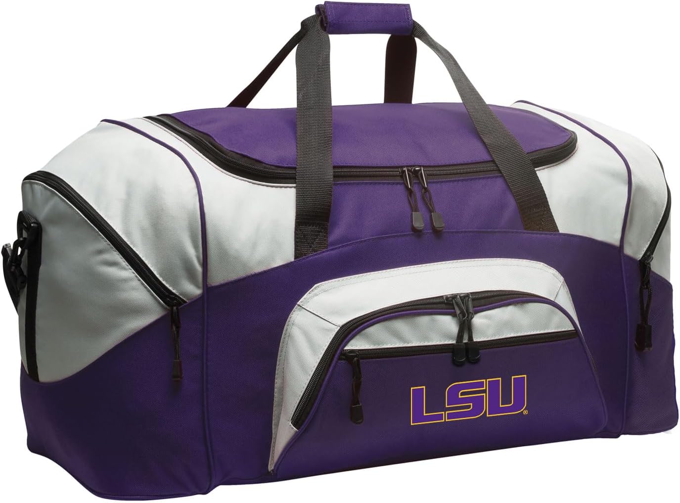 Amazon.com: Large LSU Duffle Bag - Official LSU Tigers Suitcase or Gym ...