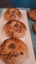 Amazon.com: Lekue Bagel Maker with 6 Individual Bagel Molds, Brown ...