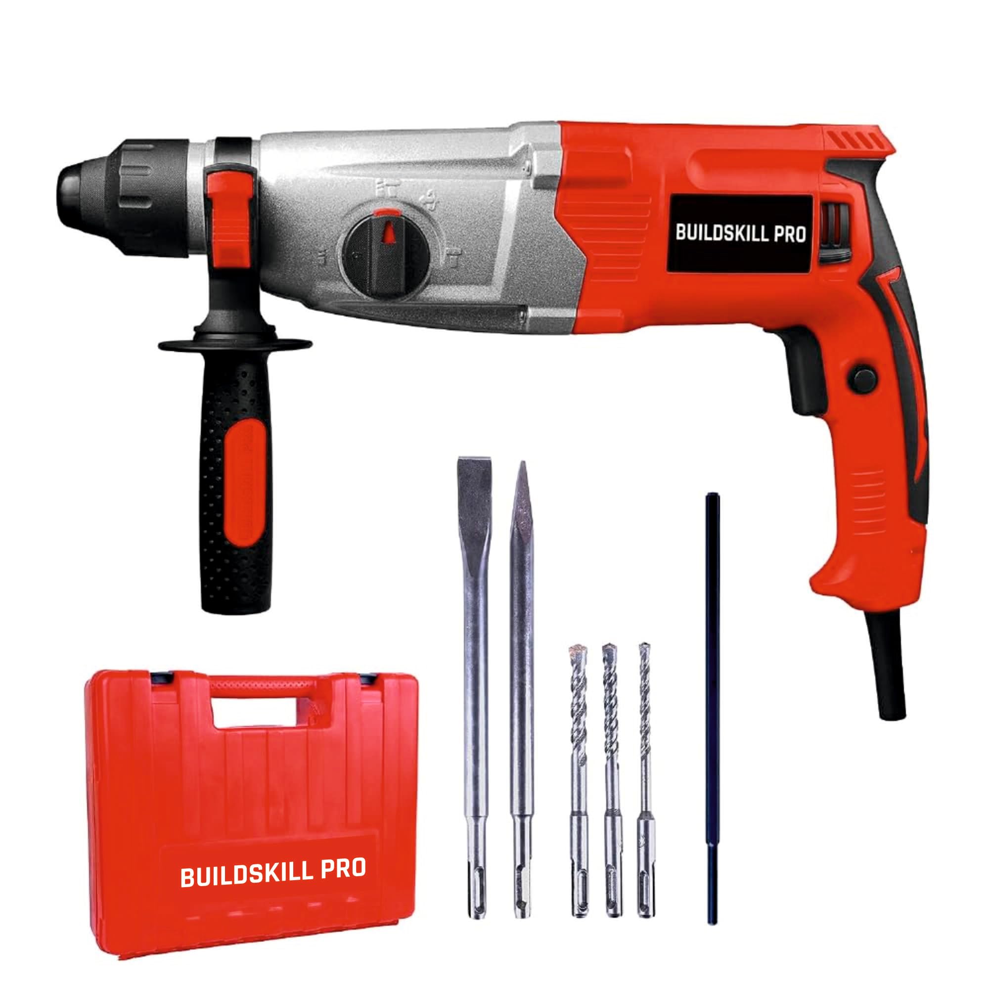 Buildskill Rotary Hammer Drill Machine 30MM, 1200W, Aluminium Head ...