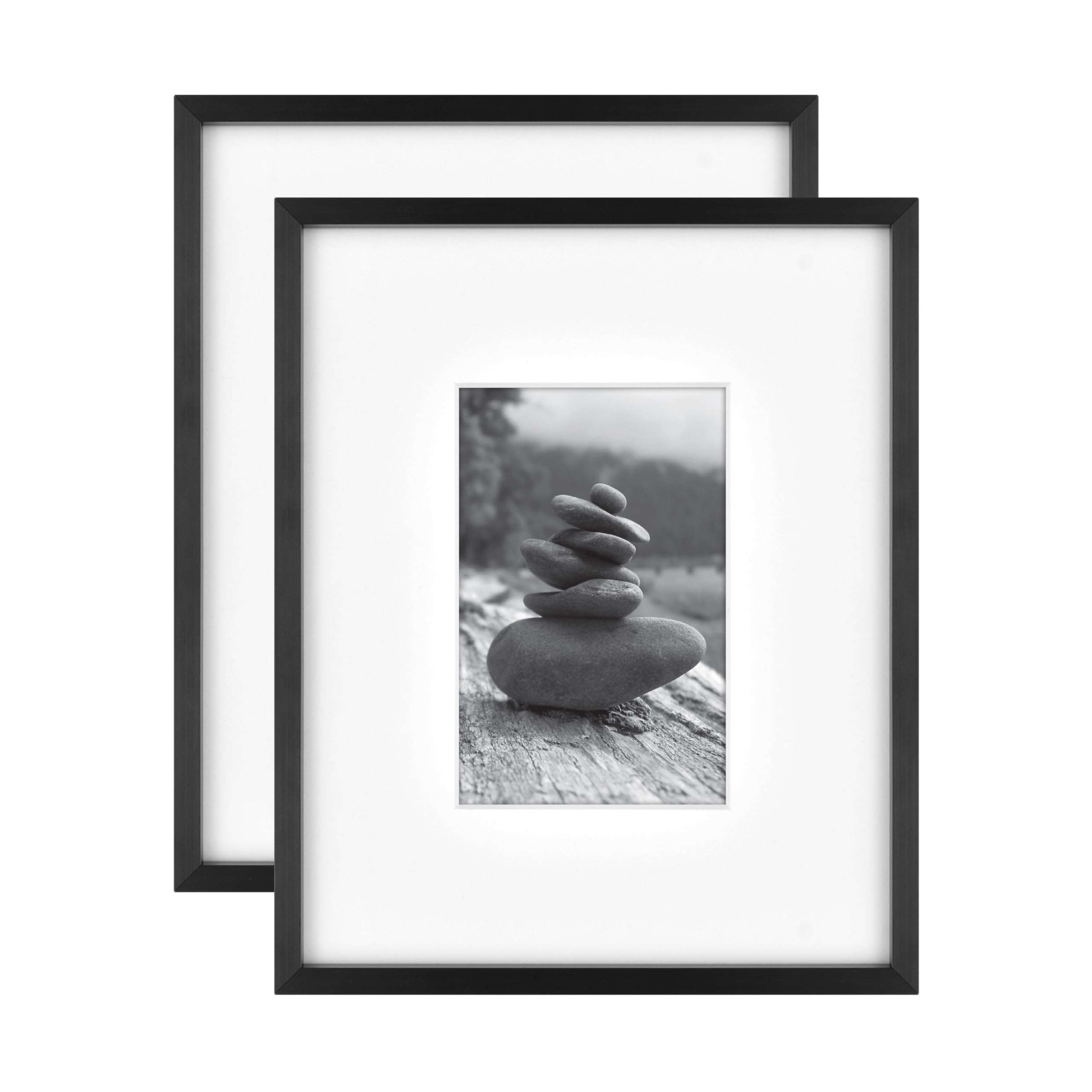 Snapklik.com : MCS Master & Co Foundry Metal 8x10 Matted Picture Frame