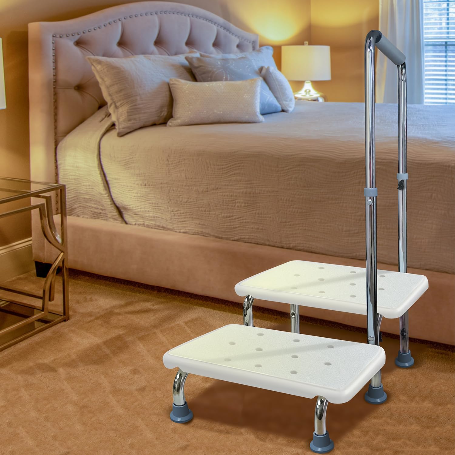 Amazon.com: Aliseniors Step Stool with Handle and Non-Skid Platform ...