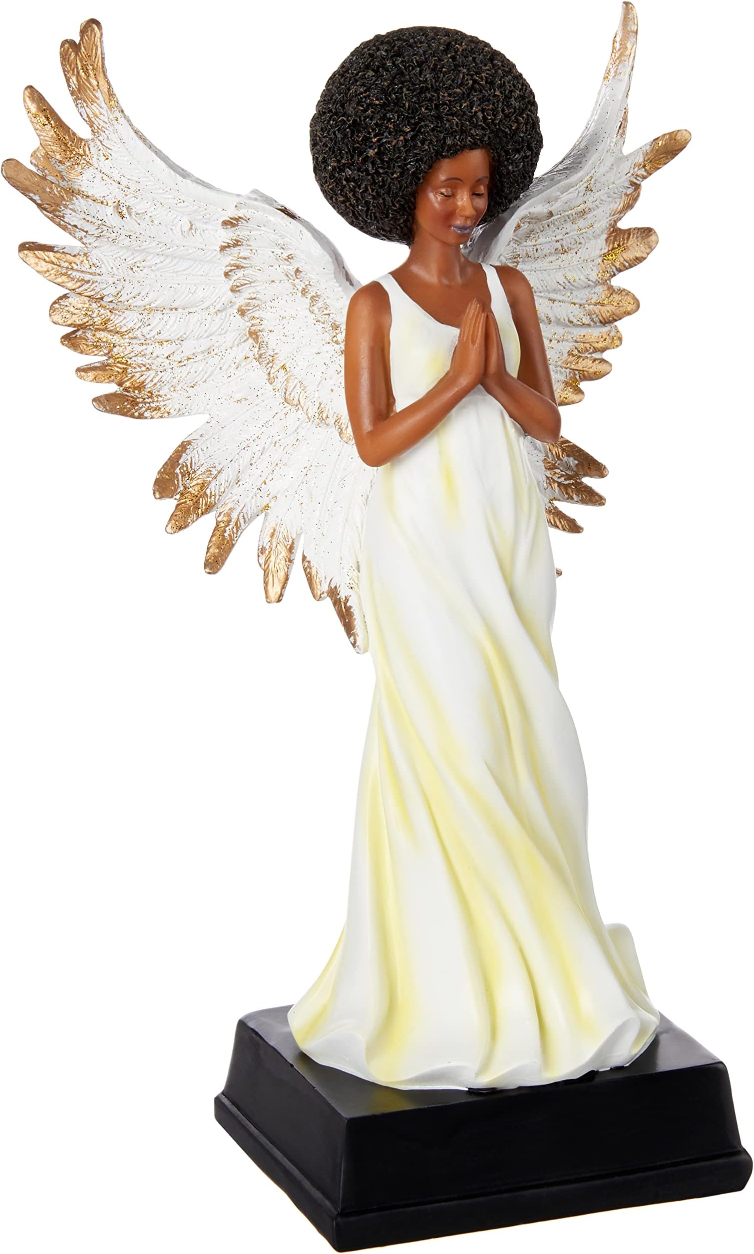 Amazon.com: The Bridge Collection African American Angel Statue - Resin ...