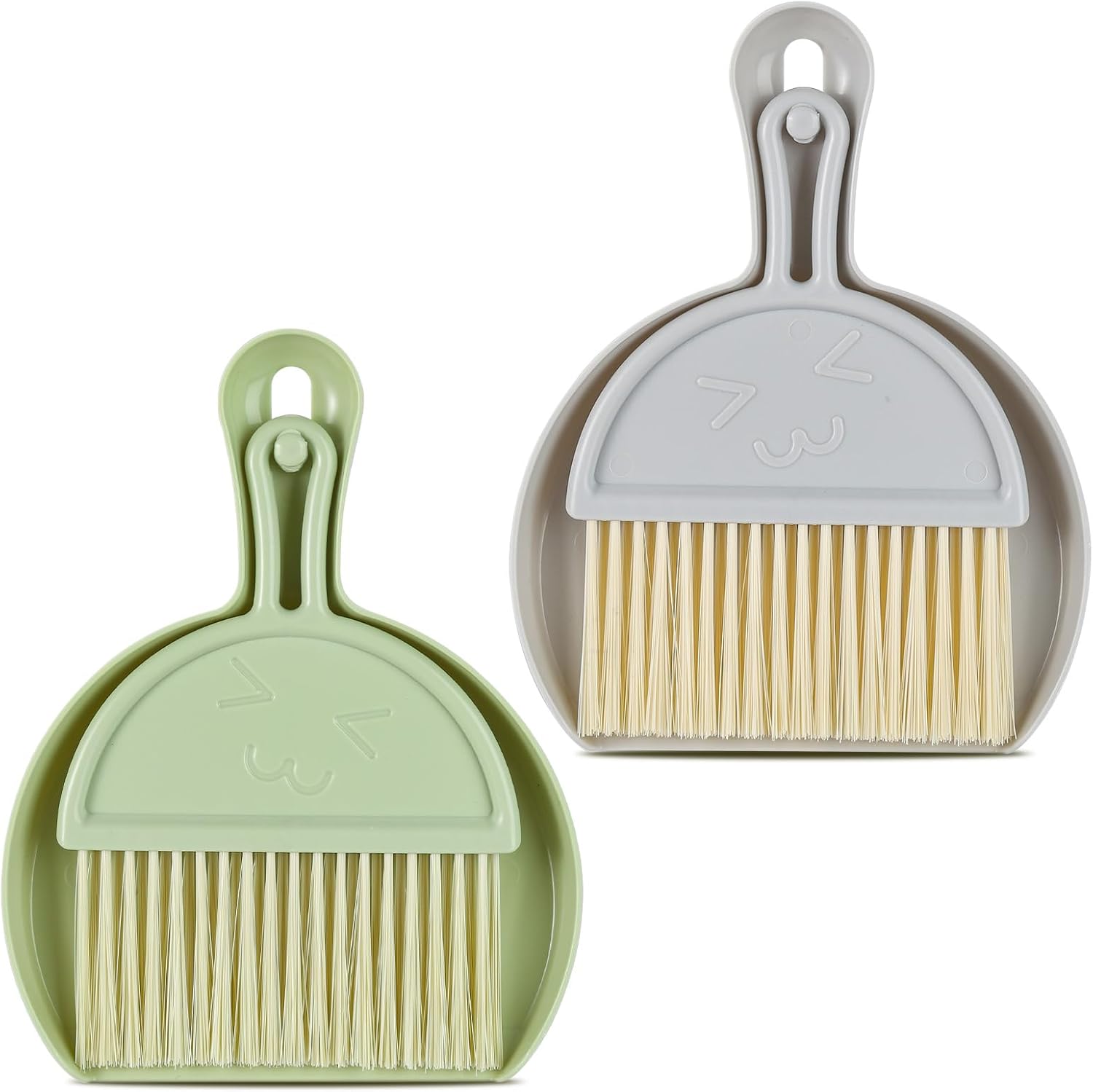Amazon.com: Small Broom and Dustpan Set, 2PCS Mini Dust Pan and Brush ...
