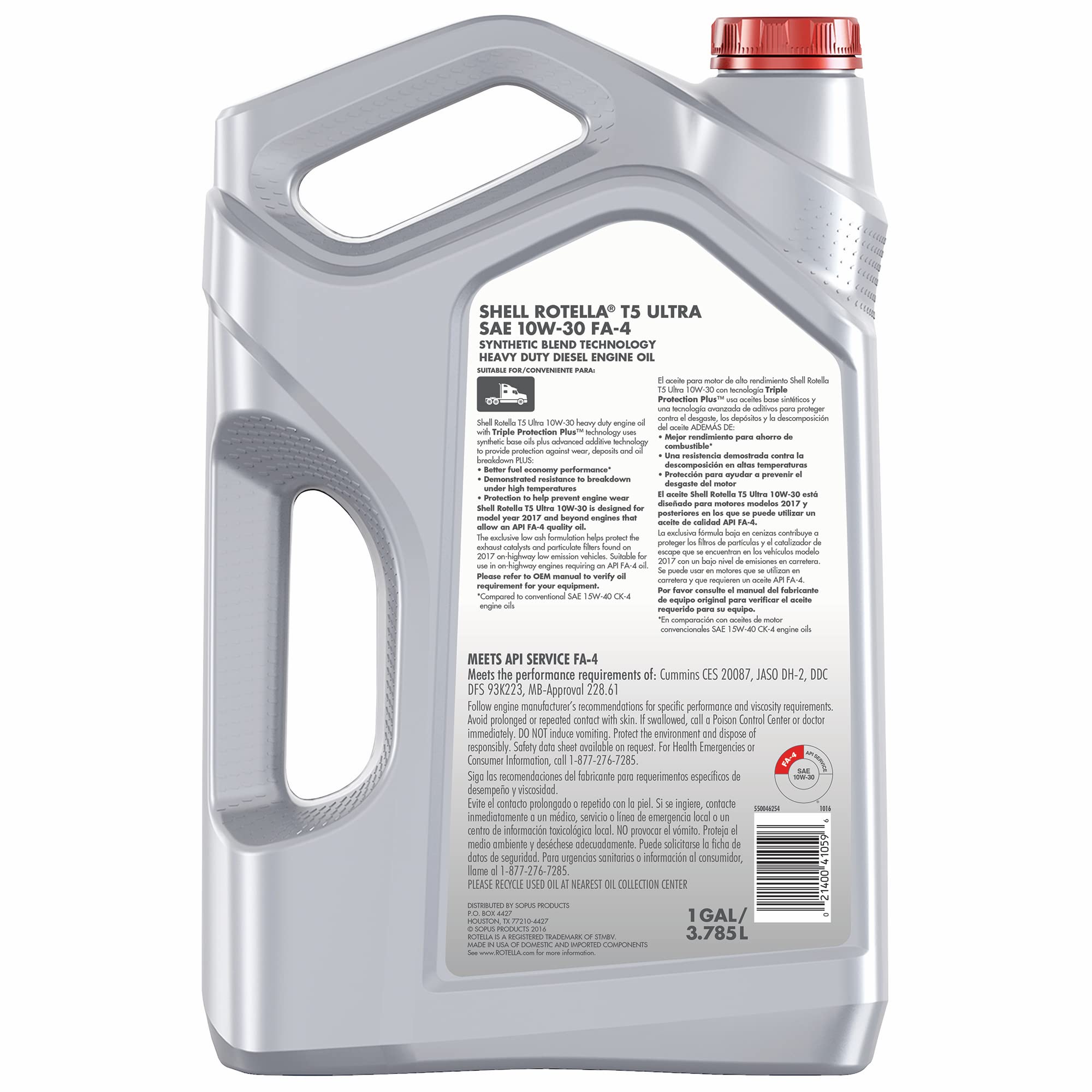 Snapklik.com : Shell Rotella T5 Ultra Synthetic Blend 10W-30 Diesel ...