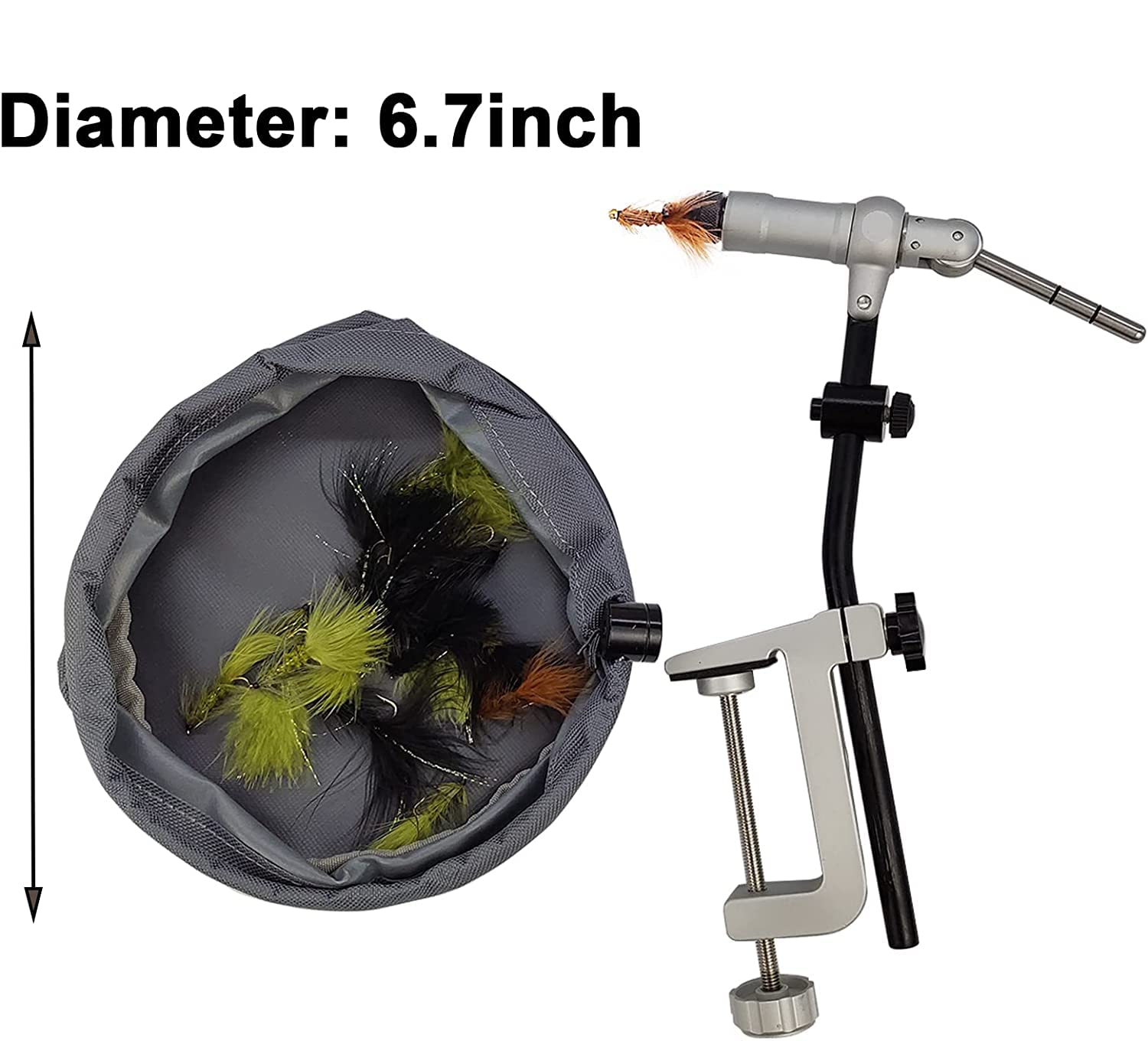 Snapklik.com : Easy-Empty Magnetic Fly Tying Trash Tray Trash Holder ...