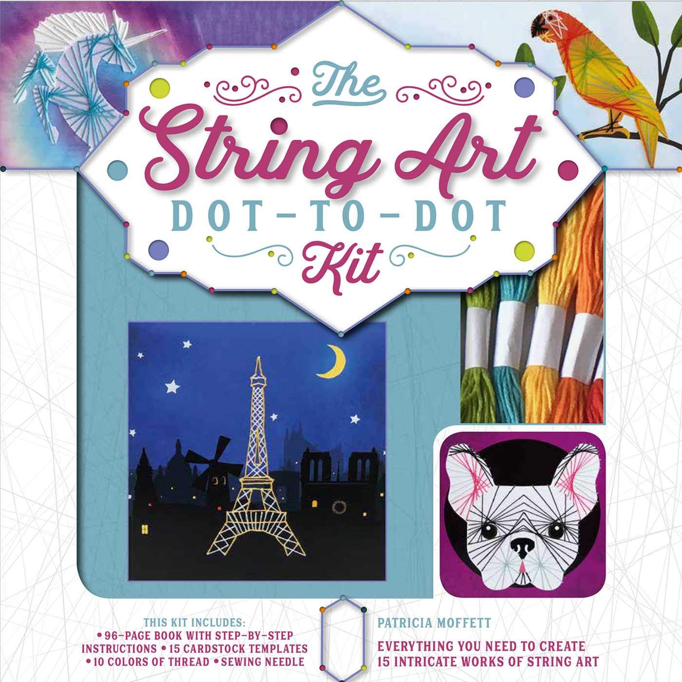 String Art Dot-to-Dot Kit: Moffett, Patricia: 9781684128433: Amazon.com ...