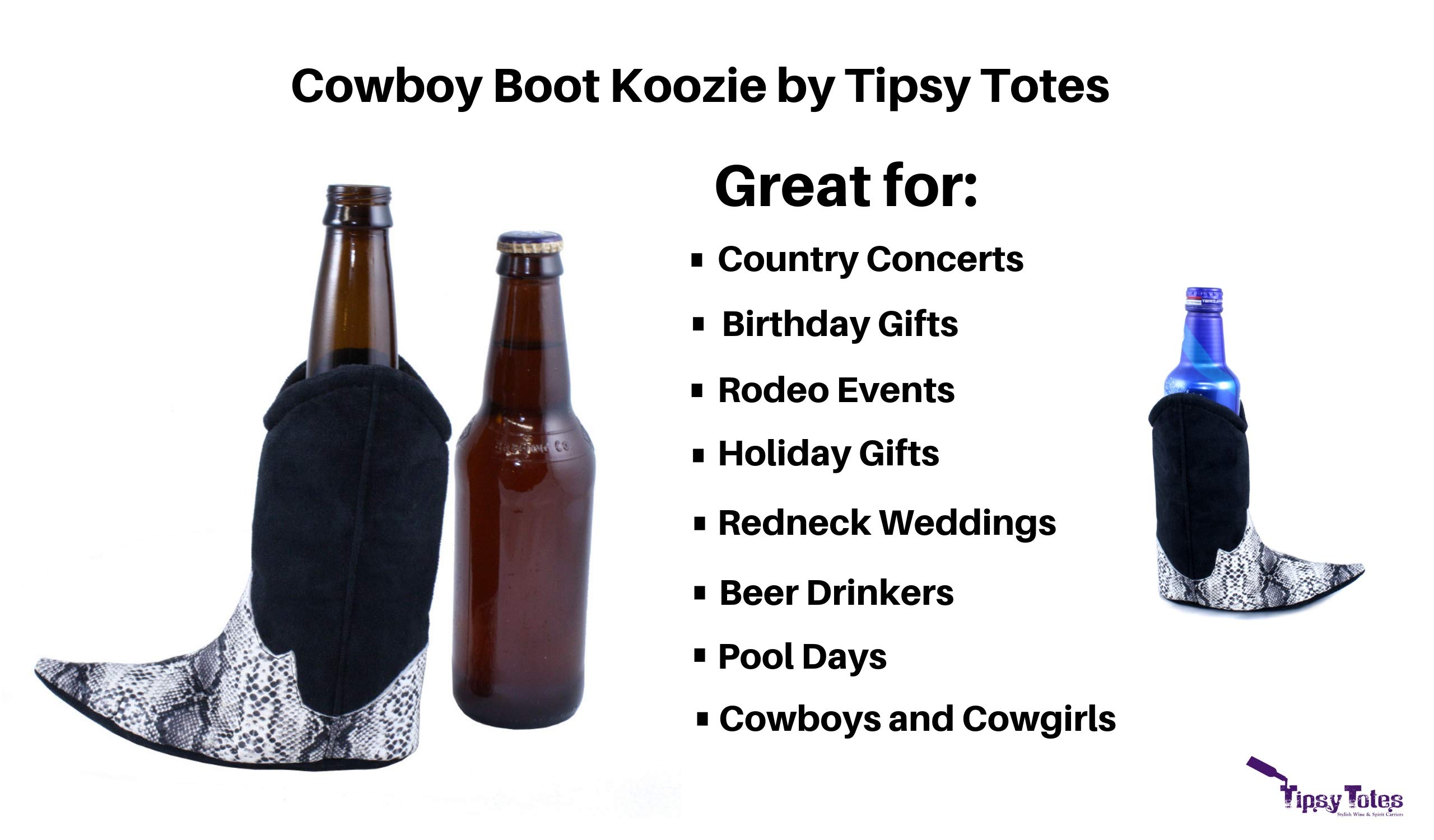 Cowboy Boot Can Koozies