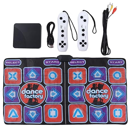 Dance Mat, Light Up Dance Pad, Double User Dance Floor Mat with ...