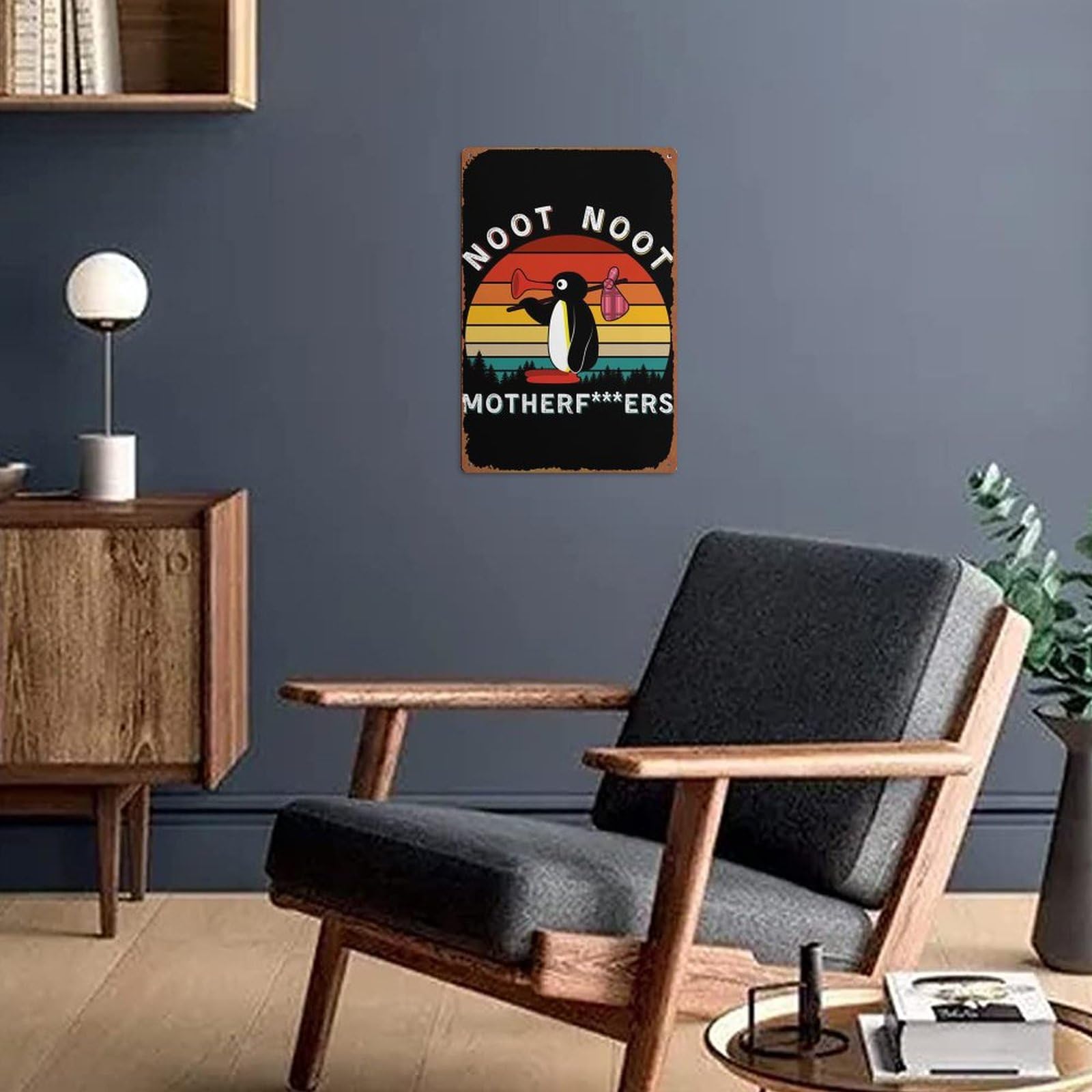Snapklik.com : Noot Noot Pingu Movie Poster Metal Tin Sign Wall Decor Signs