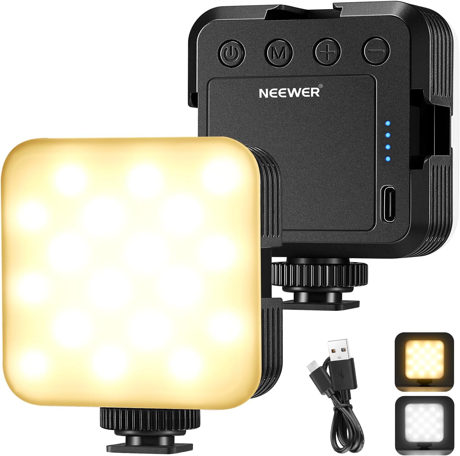 Amazon.com : NEEWER LED Video Light, Portable Photography Lighting, 3 ...