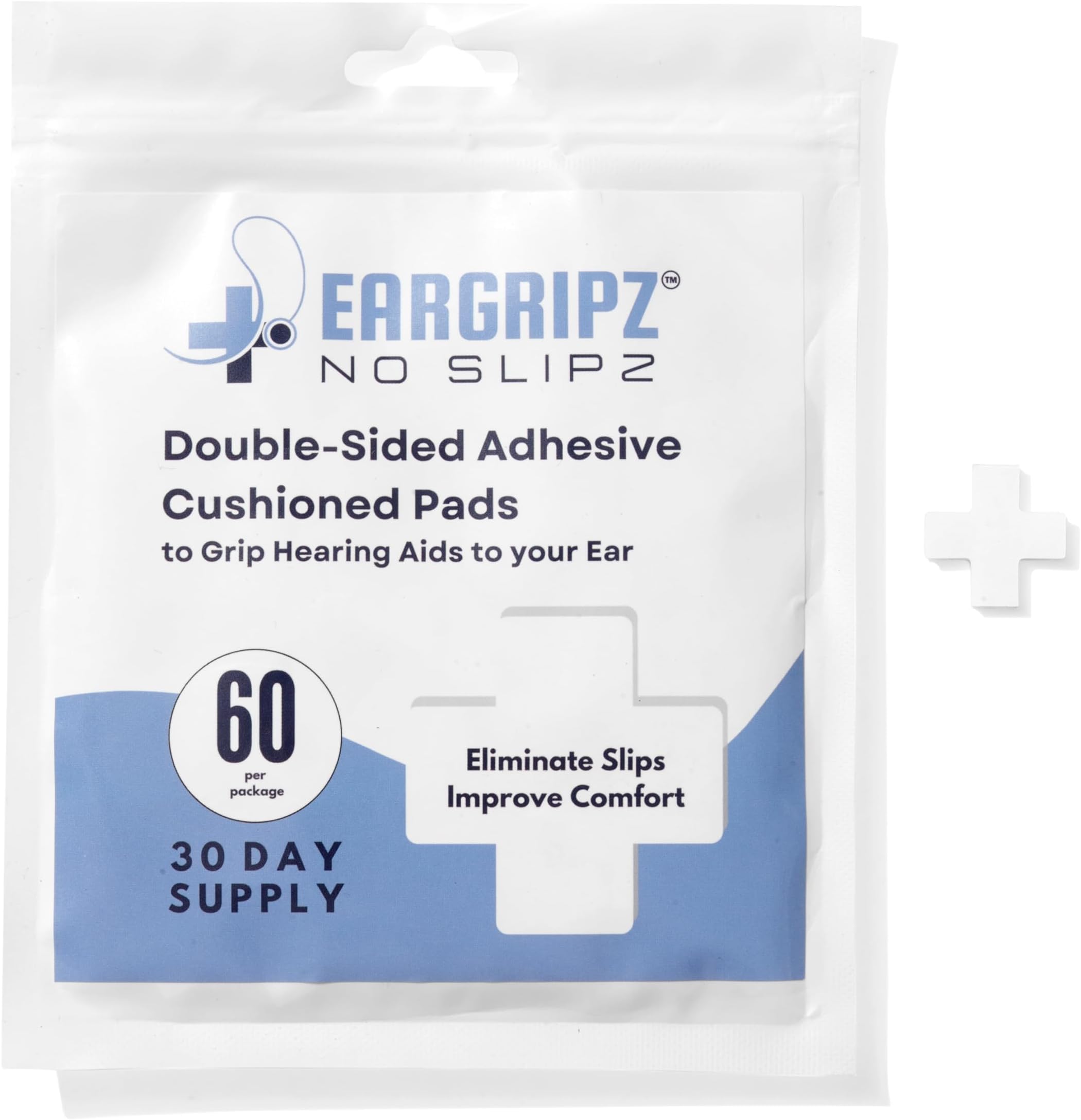 Amazon.com: EarGripz Hearing Aid Grips – Adhesive Cushioned Pads for ...