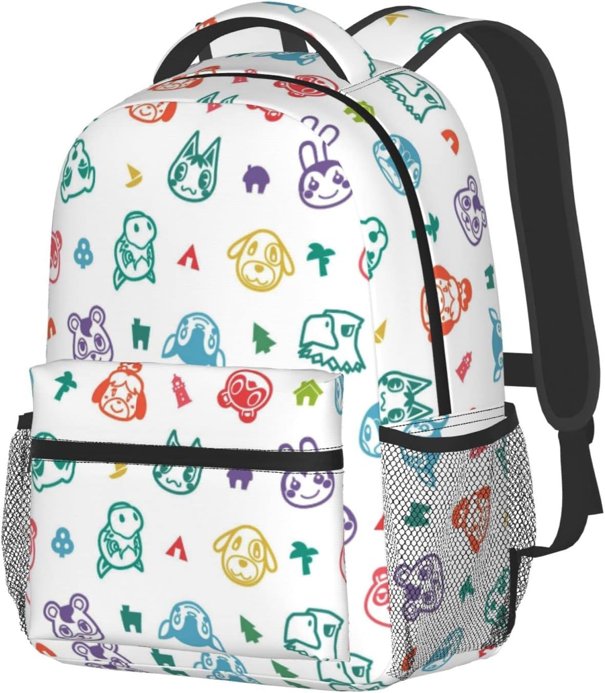 Amazon.com | Nintendo Animal Crossing Kids 16 Inch School Backpack (One ...