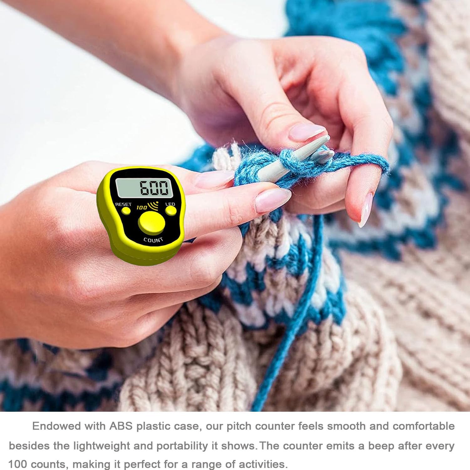 Snapklik.com : Stitch Counters 2Pcs LED Digital Row Counter And Stitch ...