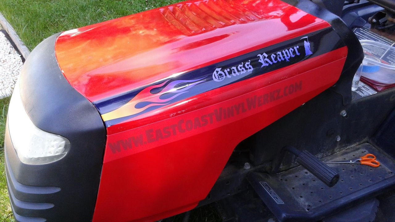 Lawn Mower Decal