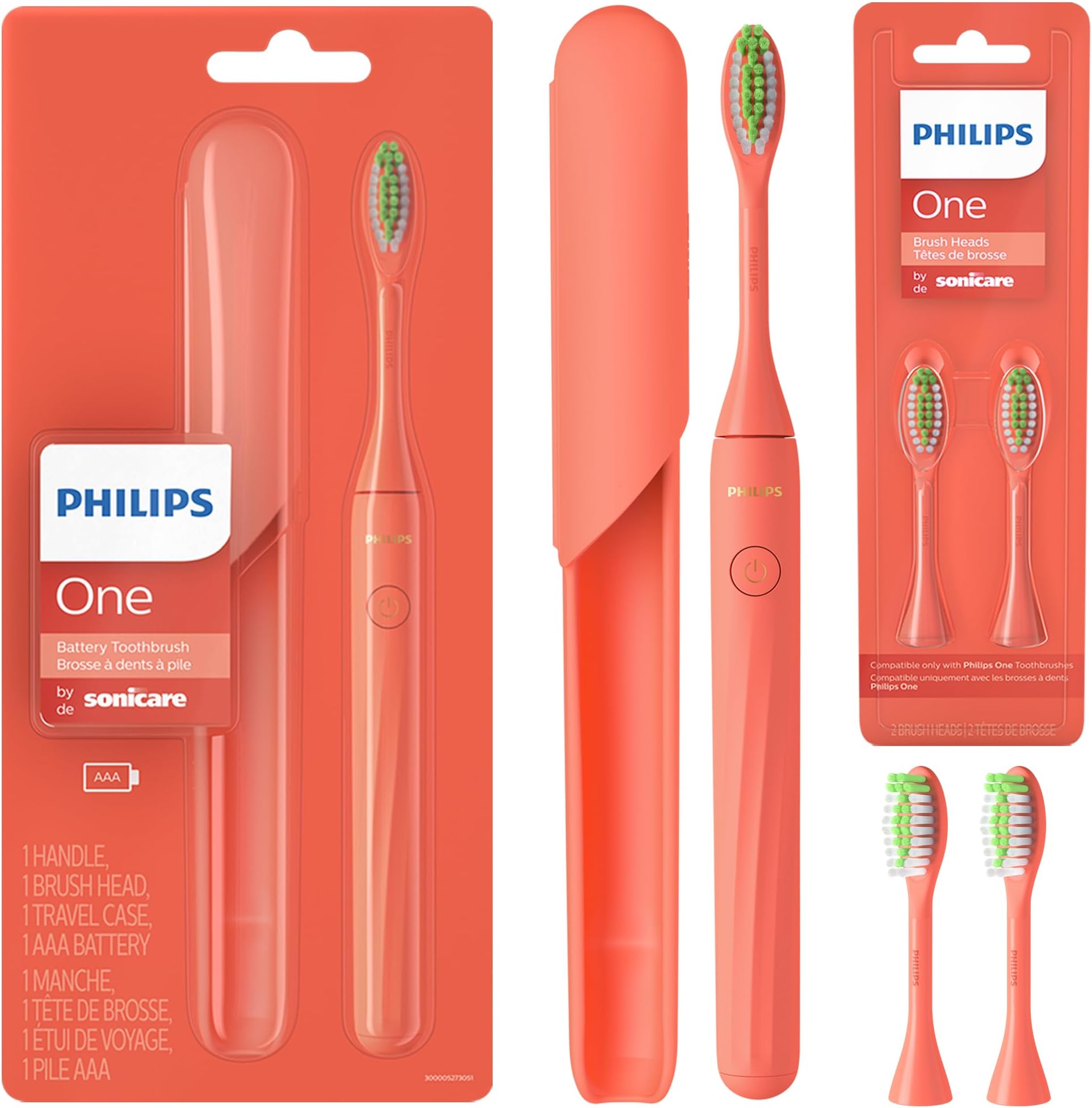 Amazon.com: Philips One by Sonicare Rechargeable Toothbrush, Shadow ...