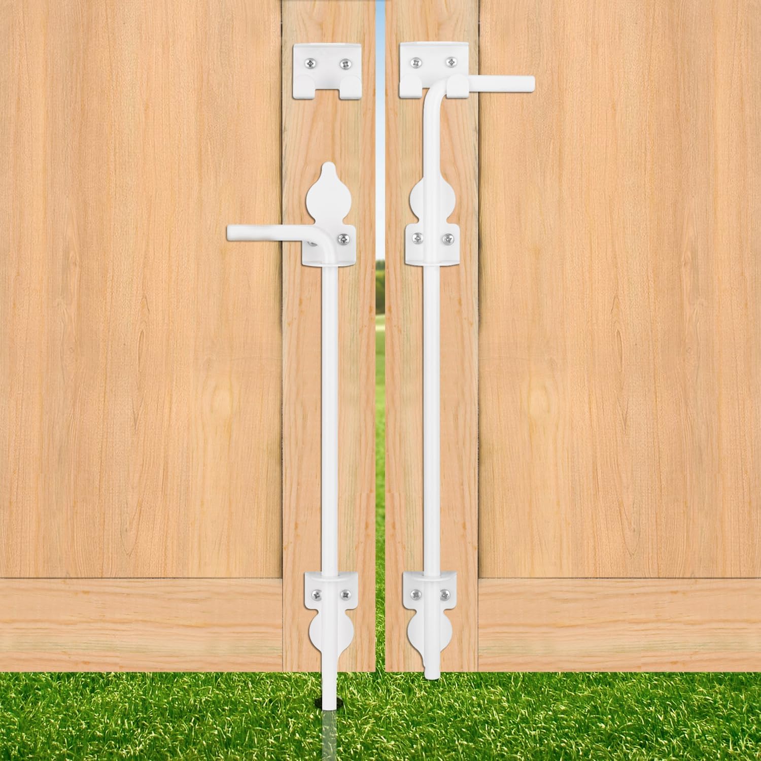 Amazon.com: 18 Inch Cane Bolt Gate Drop Rod Heavy Duty Gate Hardware ...