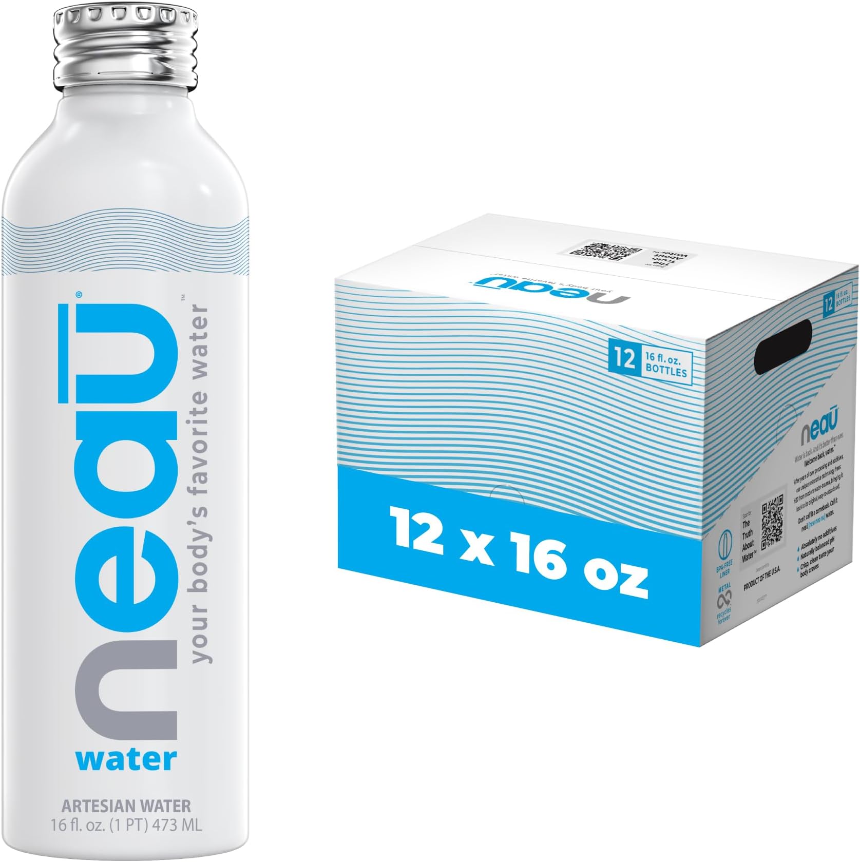Amazon.com: Proud Source Naturally Alkaline Spring Water, 16oz Bottles ...