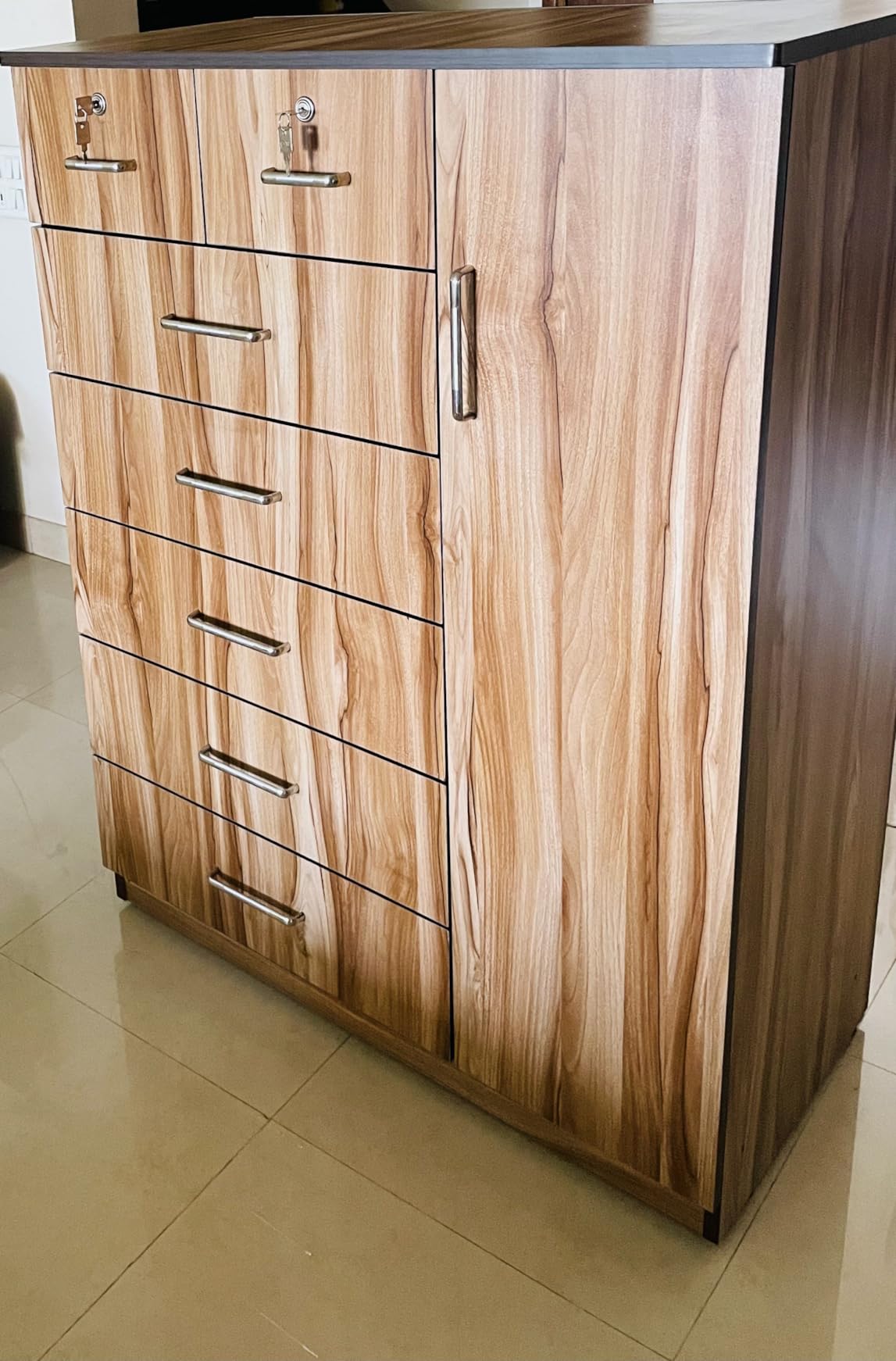 Caspian Furniture Engineered Wood Chest of Drawers for Home ...