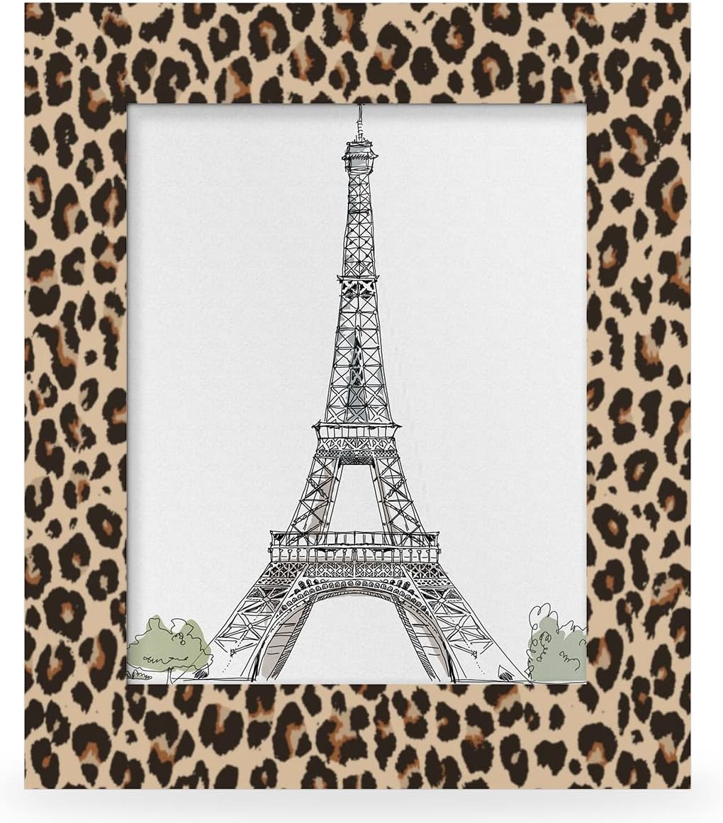 Amazon.com - Happy Homewares Contemporary Designer Fluffy Leopard Print ...