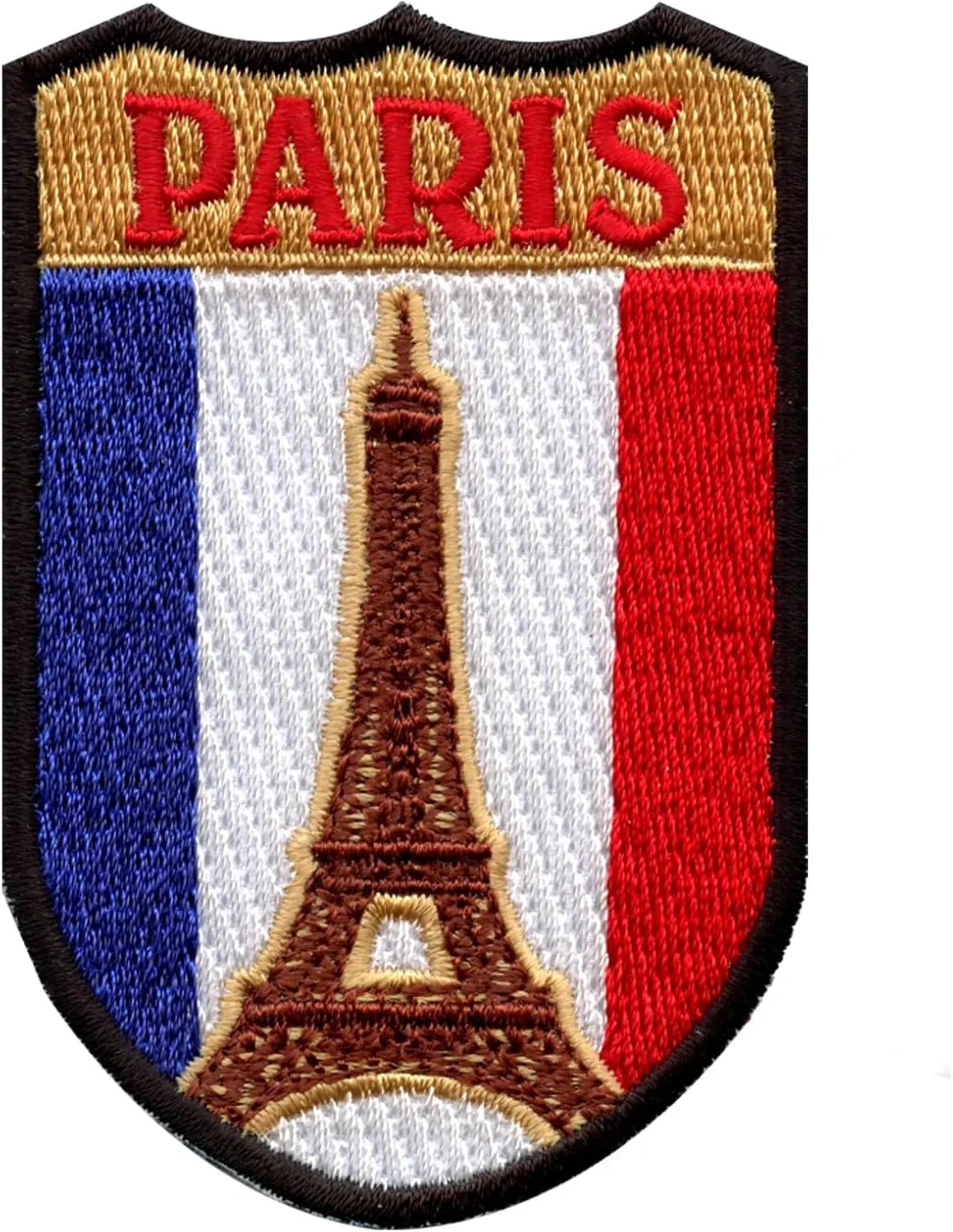 Amazon.com: Paris France Shield Embroidered Iron On Patch : Clothing ...