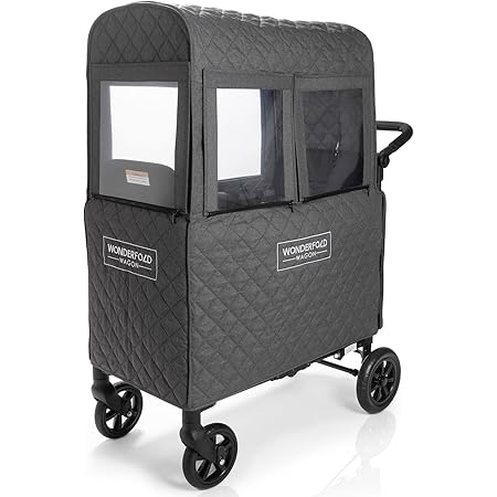 Amazon.com : WONDERFOLD Stroller Wagon Travel Cover Featuring Front ...