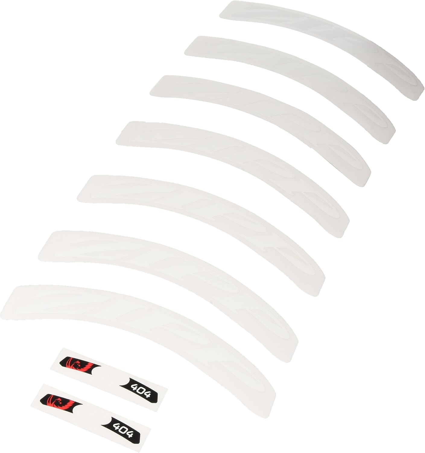 Amazon.com : Zipp 404 Matte White/No Border Logo 700 C 1 X Wheel Decal ...