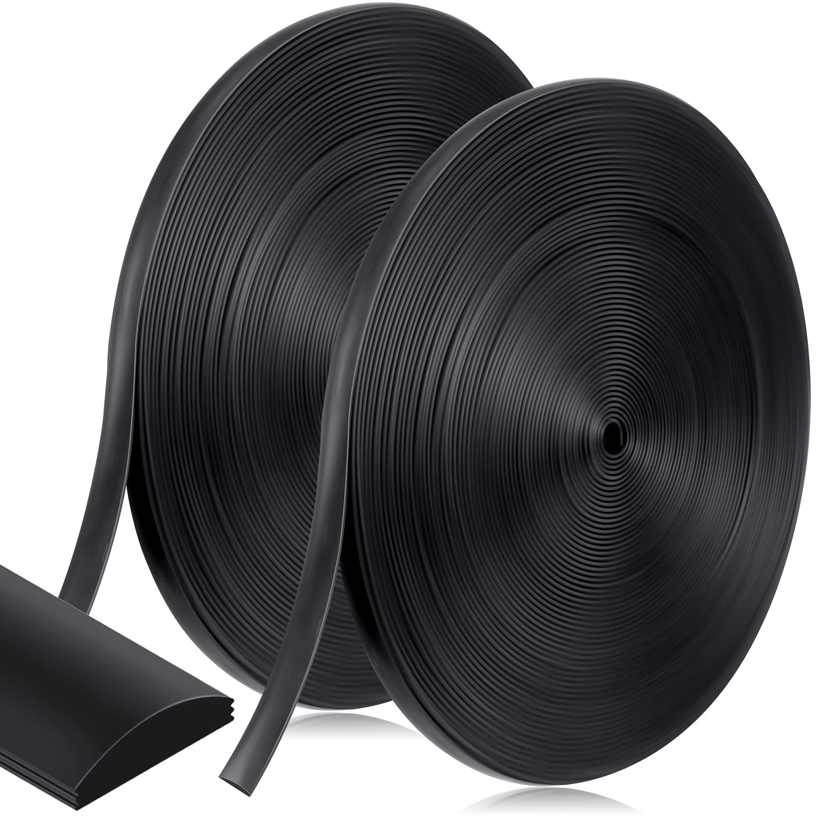 Yaomiao 0.29'' Width Flat Screen Spline Black Vinyl Screen Spline Flat ...