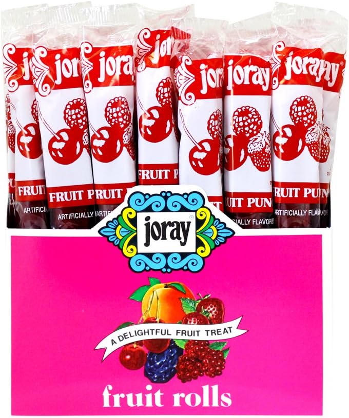Amazon.com : Joray Fruit Rolls, Fruit Punch, 0.75 Ounce (Pack of 48 ...