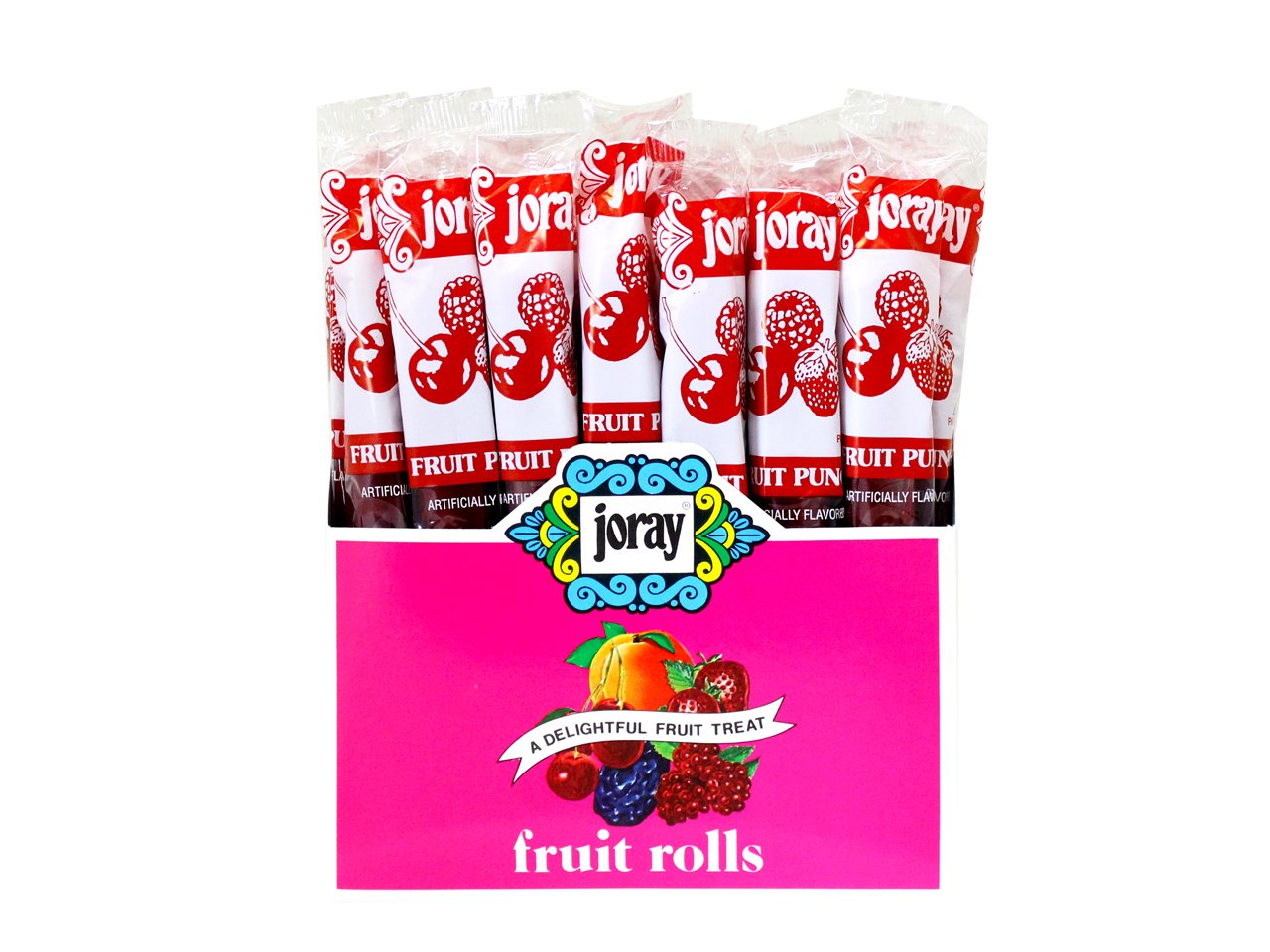 Amazon.com : Joray Fruit Rolls, Fruit Punch, 0.75 Ounce (Pack of 48 ...