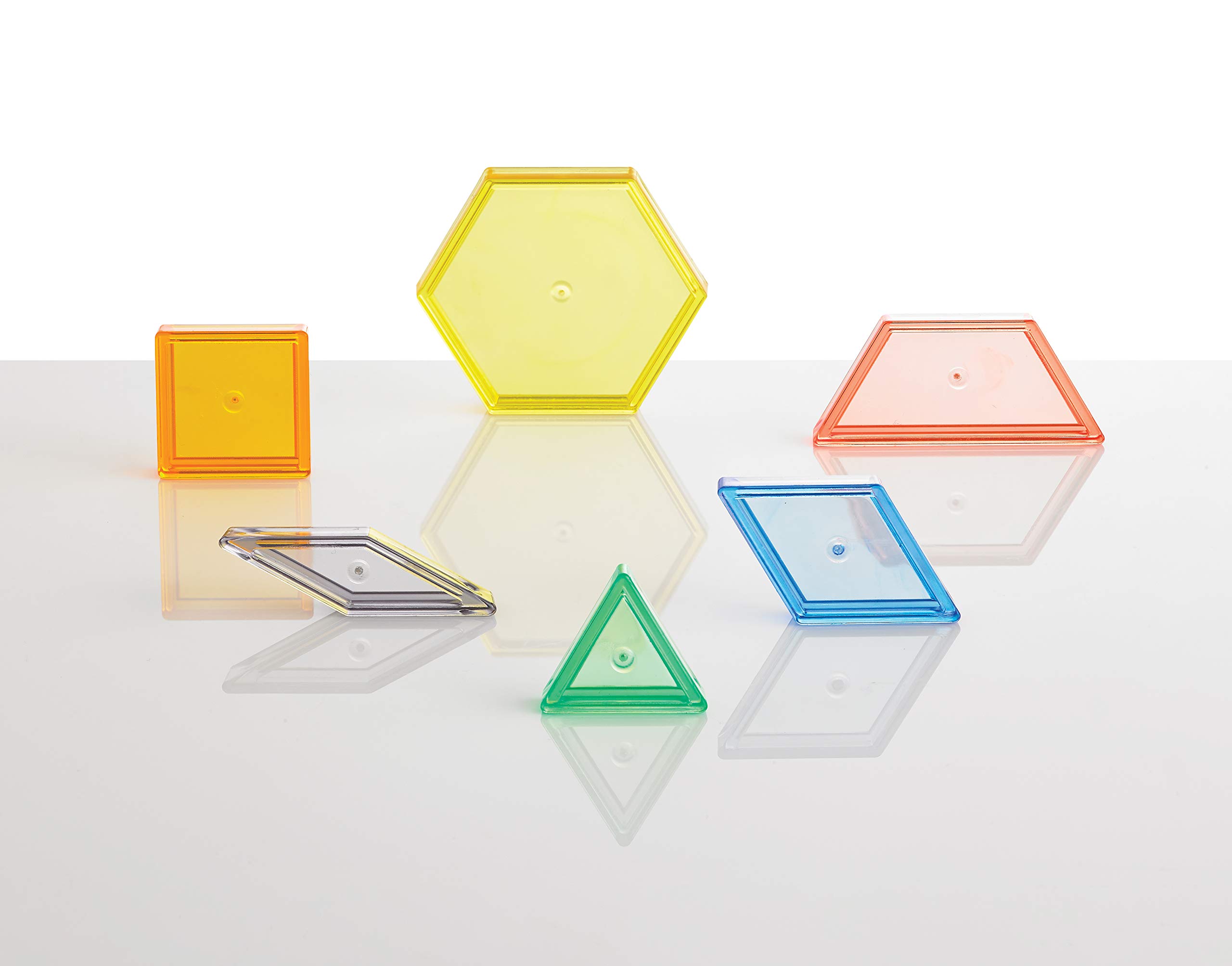 Edx Education Transparent Pattern Blocks - Mini Jar Set of 120 ...
