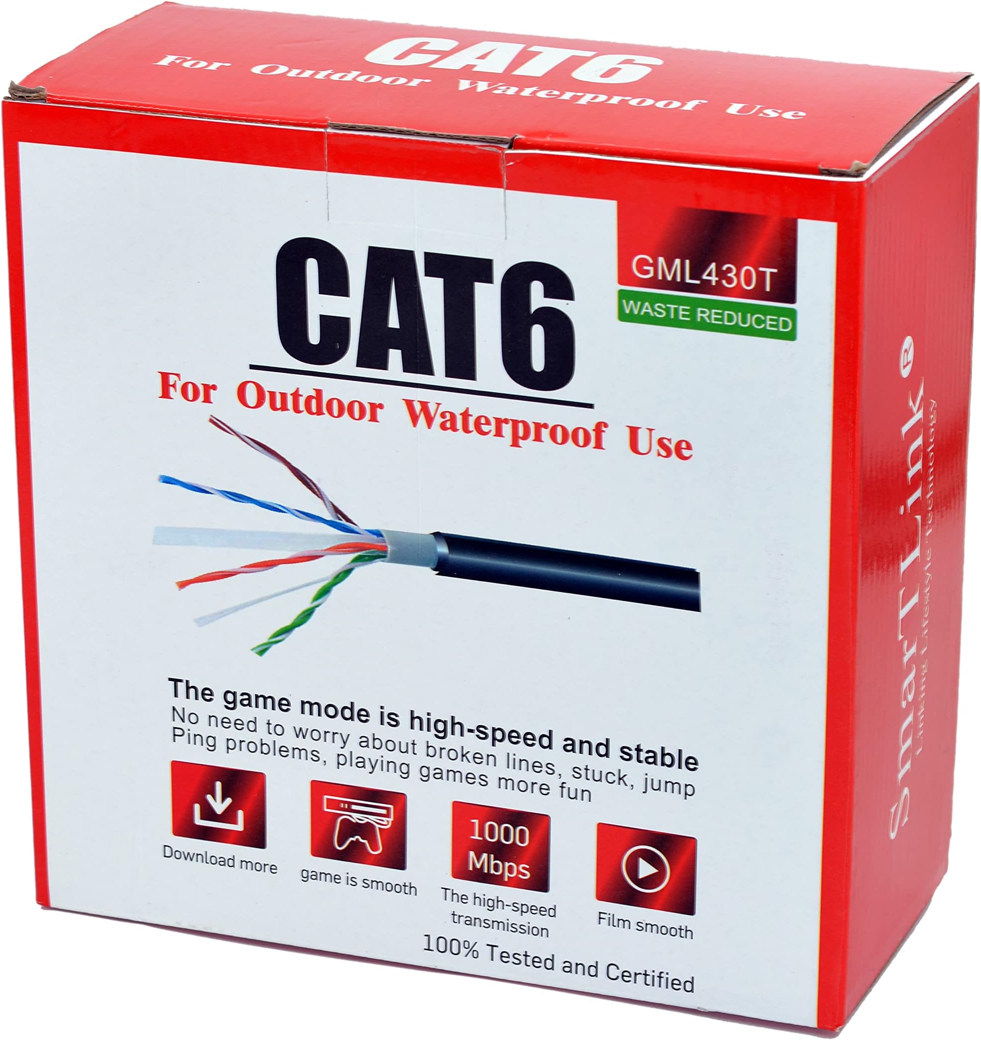 Corning Cat6 UTP Copper Cable - 305m - 4 Pair : Buy Online at Best ...
