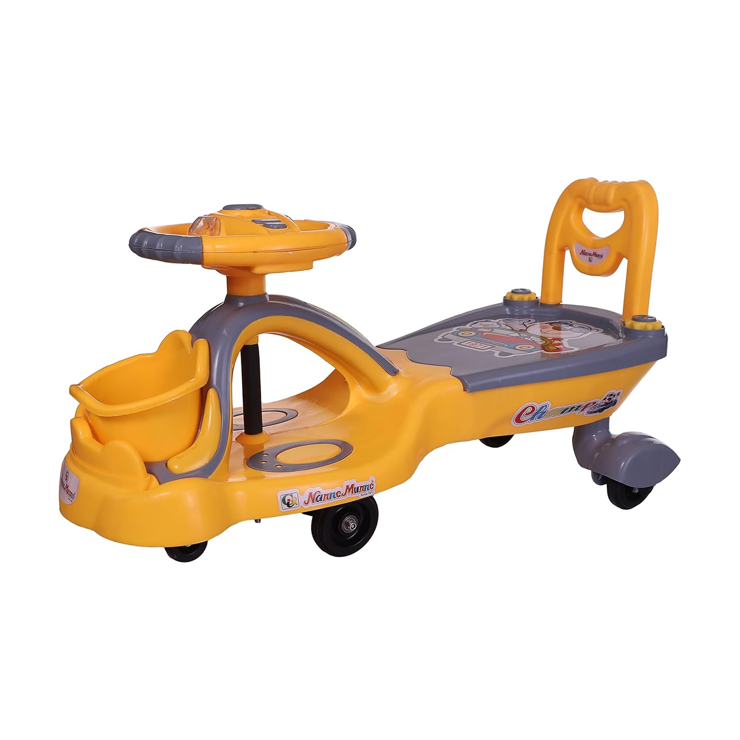 Maanit Magic Car-51204 | Swing Magic Car Ride On for Kids with Music ...