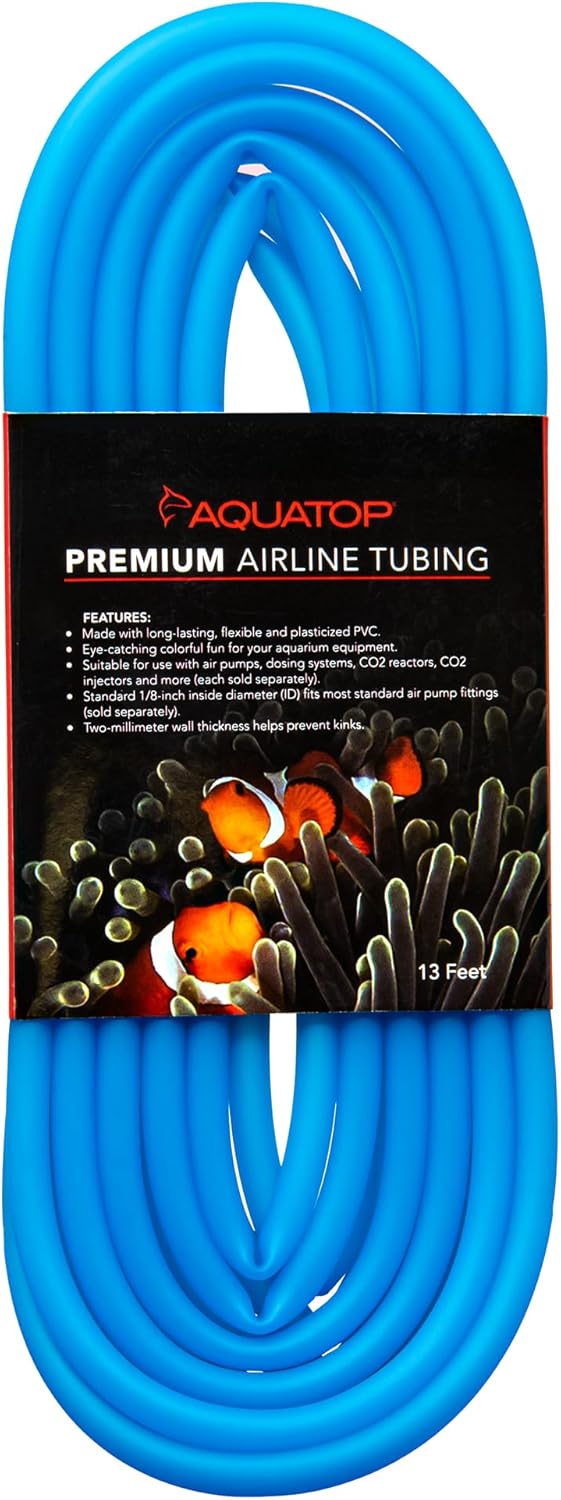 Amazon.com : Aquatop Blue Color Premium Airline Tubing, 13 feet (4 ...