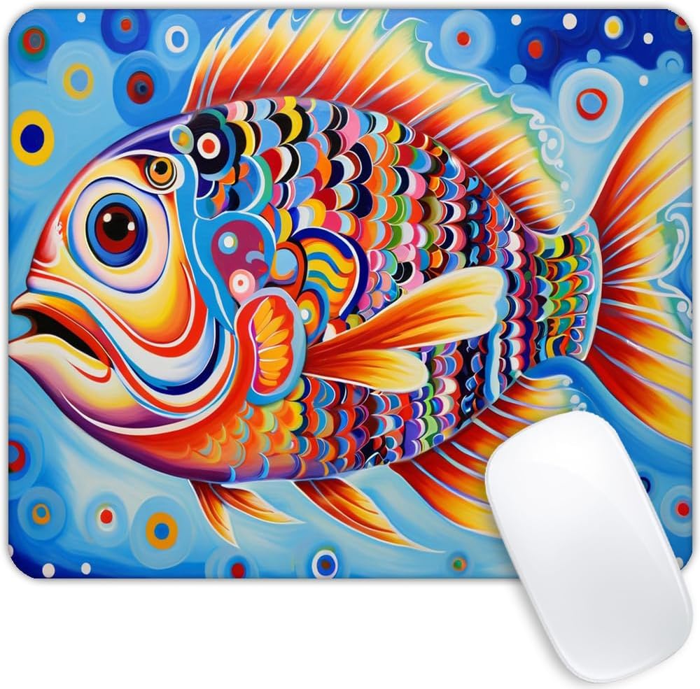 Amazon.com: Square Mouse Pad Marine Art Spiny Dolphin,Gaming Mouse Pads ...