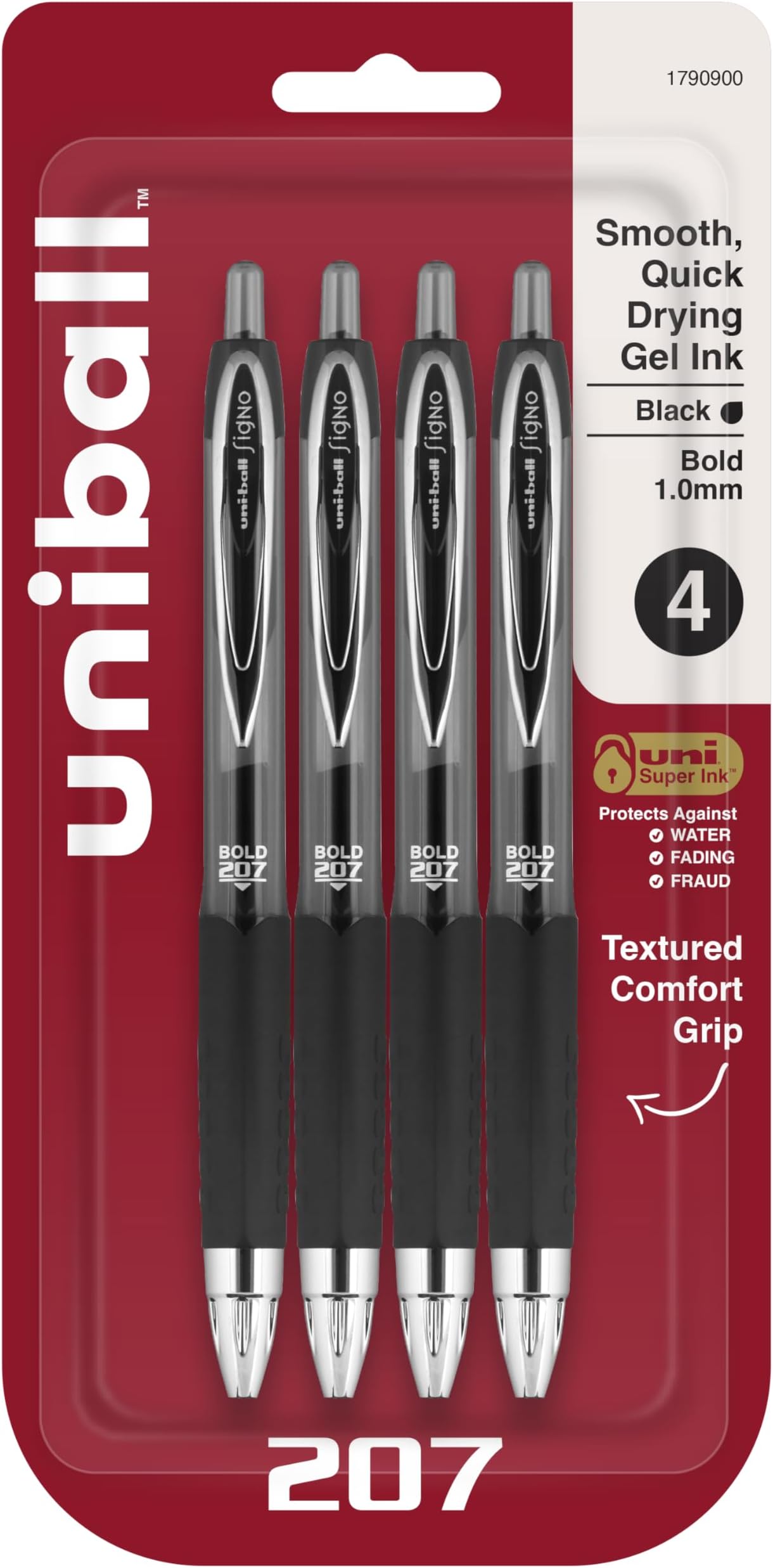 Amazon.com: uni-ball® 207™ Retractable Fraud Prevention Gel Pens ...