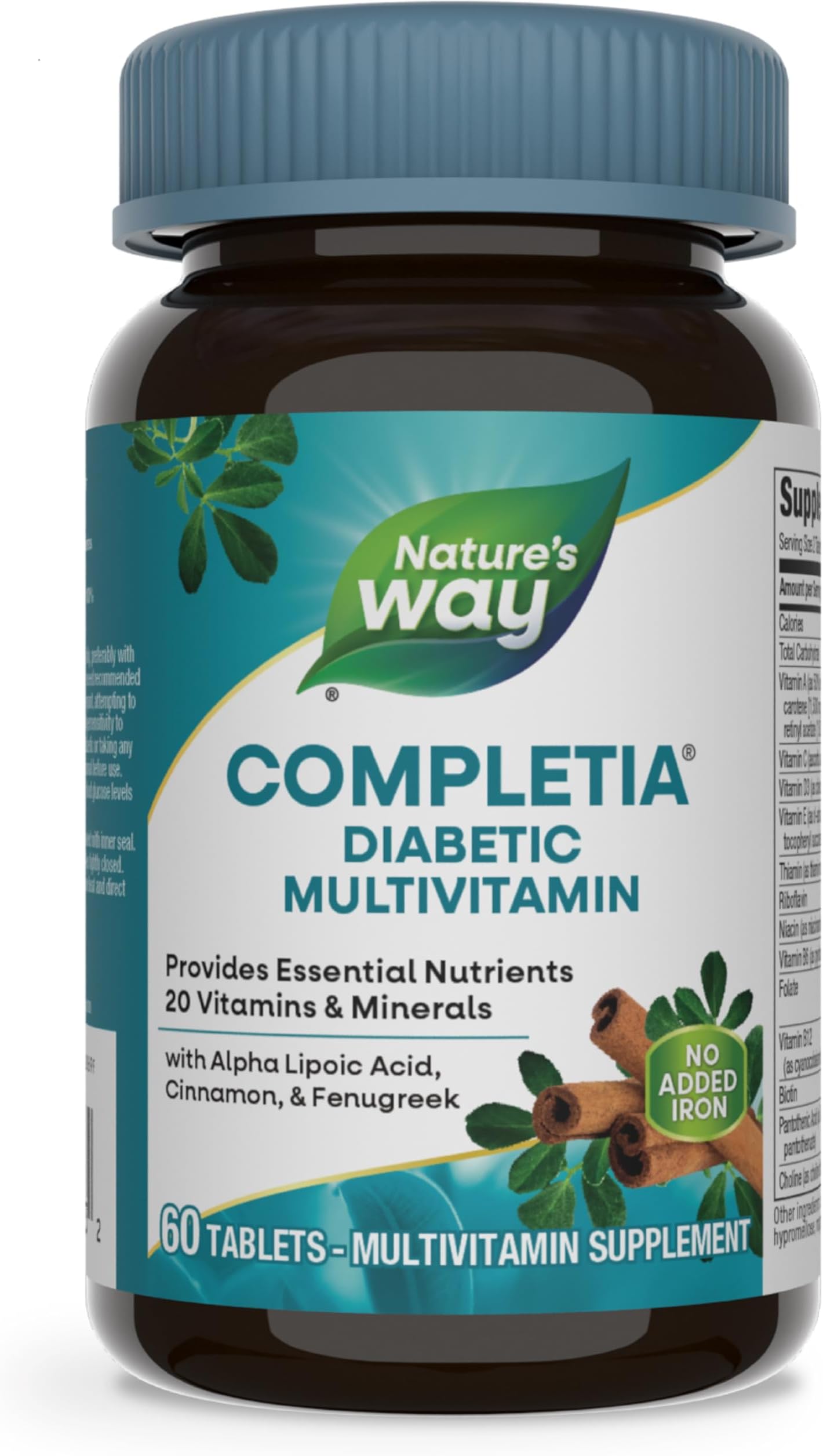 Amazon.com: Nature's Way Completia Diabetic Multivitamin, Provides ...