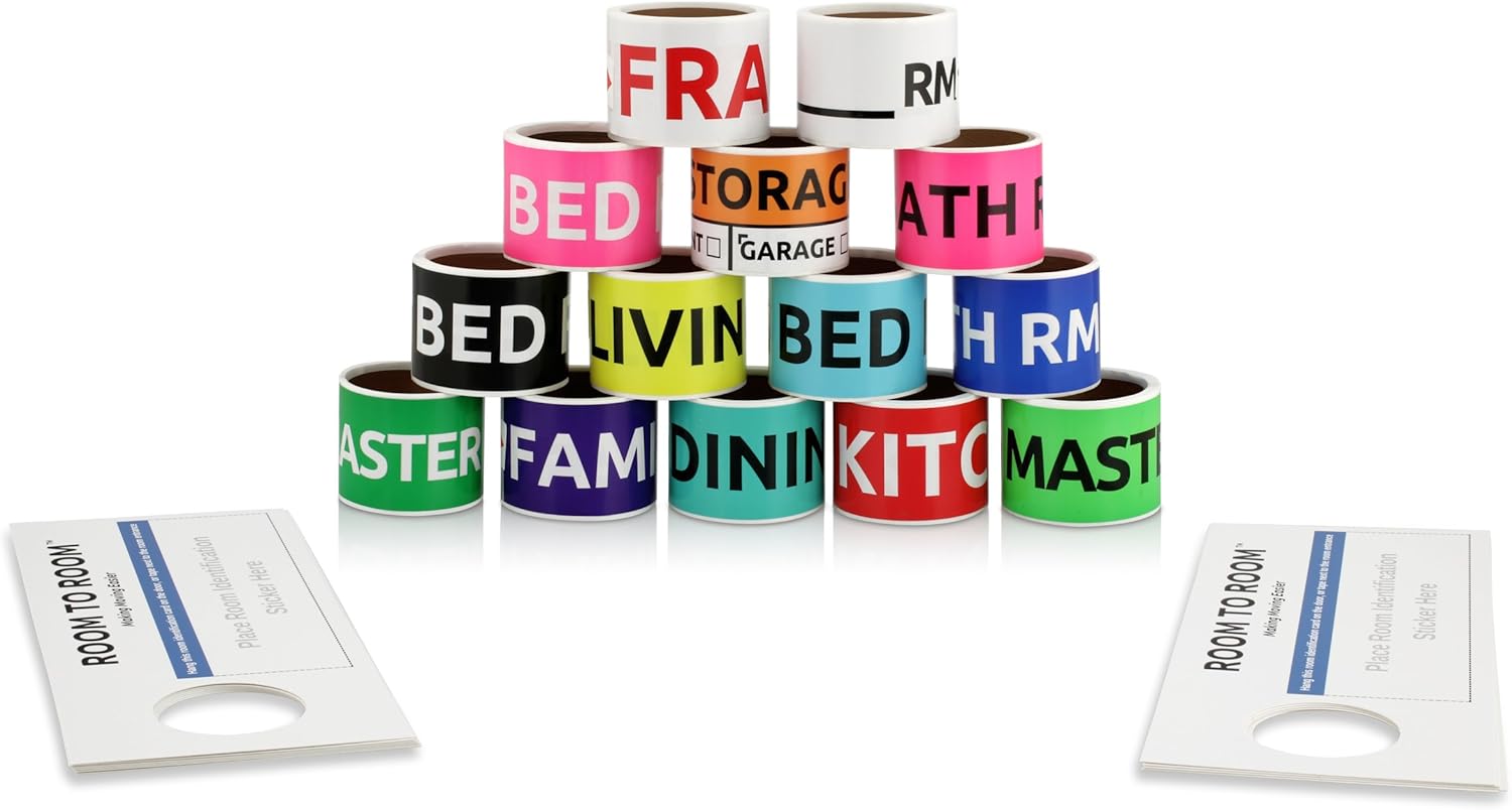 Amazon.com : Home Moving and Packing Labels Kit : Office Products
