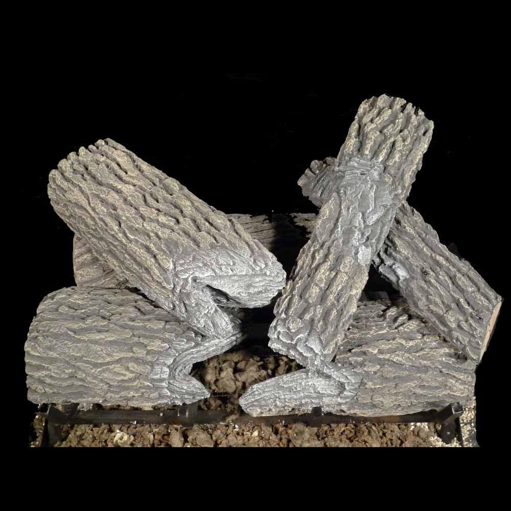 Amazon.com: Split Oak 24in Glo-Fire Gas Logs: Ceramic Fire Logs: Home ...