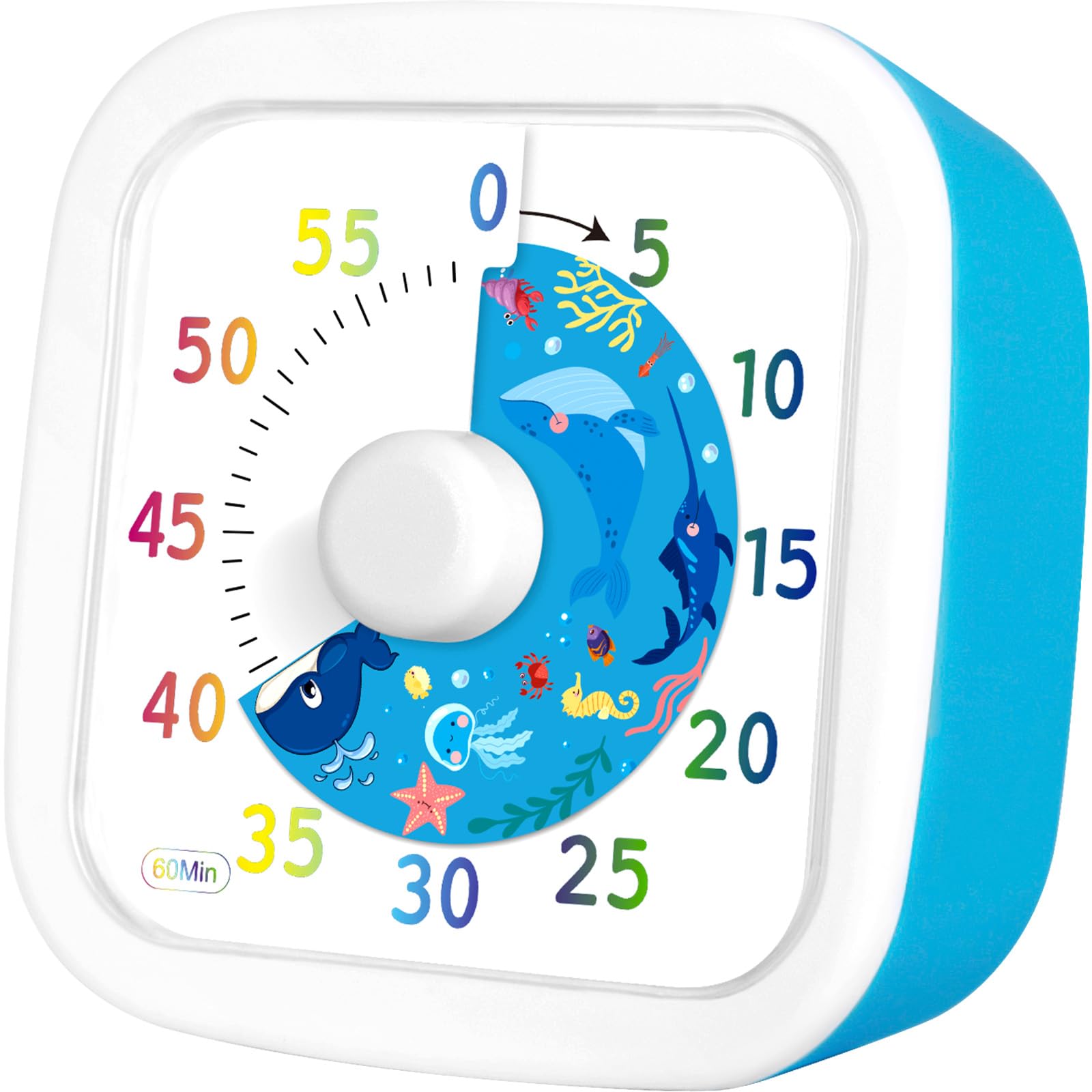 Underwater Clock Animated ZLPBAO Visual Timer The Underwater World, 60