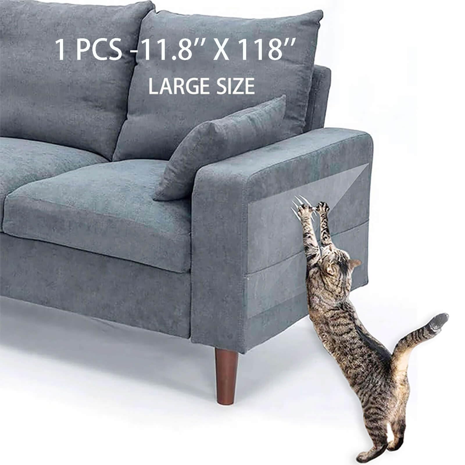 Cat Scratch Furniture Protector Large Size, Clear Smooth Anti Furniture ...