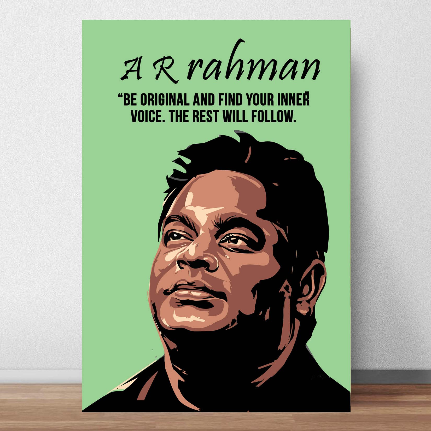 Good Hope Matte paper 300gsm Bollywood Singer A R Rahman Art Poster ...