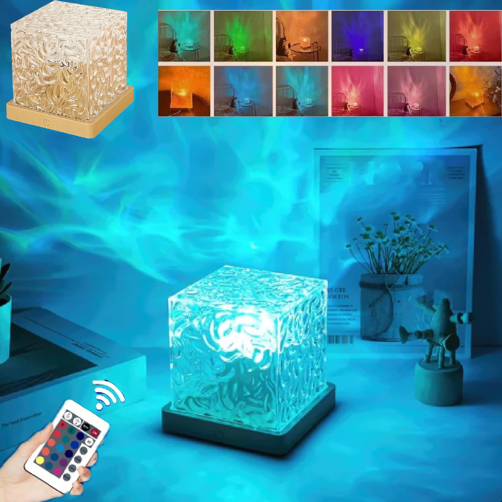 Northern Lights Cube, Northern Lights Lamp Cube, Northern Lights ...