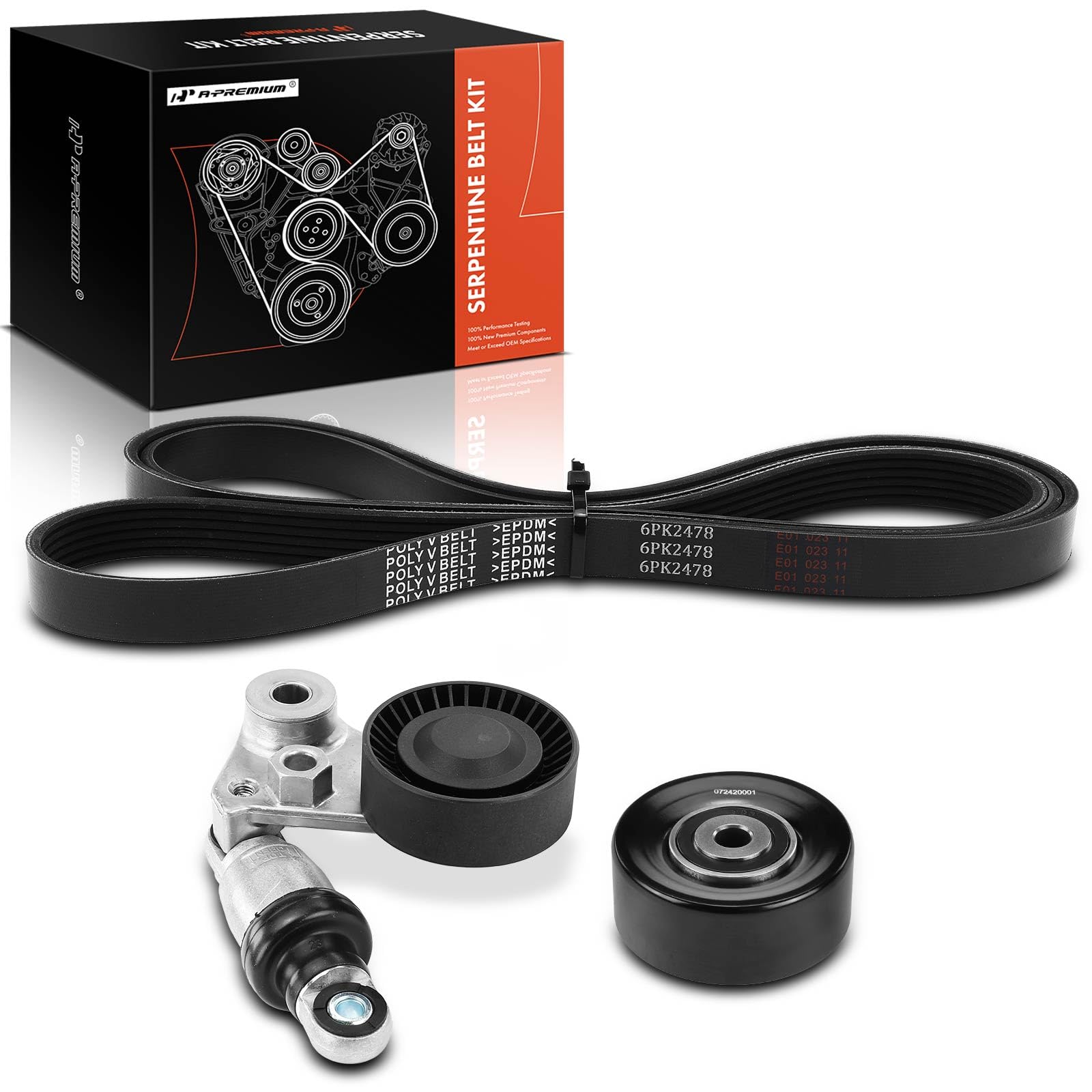 Amazon.com: A-Premium Engine Serpentine Belt Drive Kit Compatible with ...