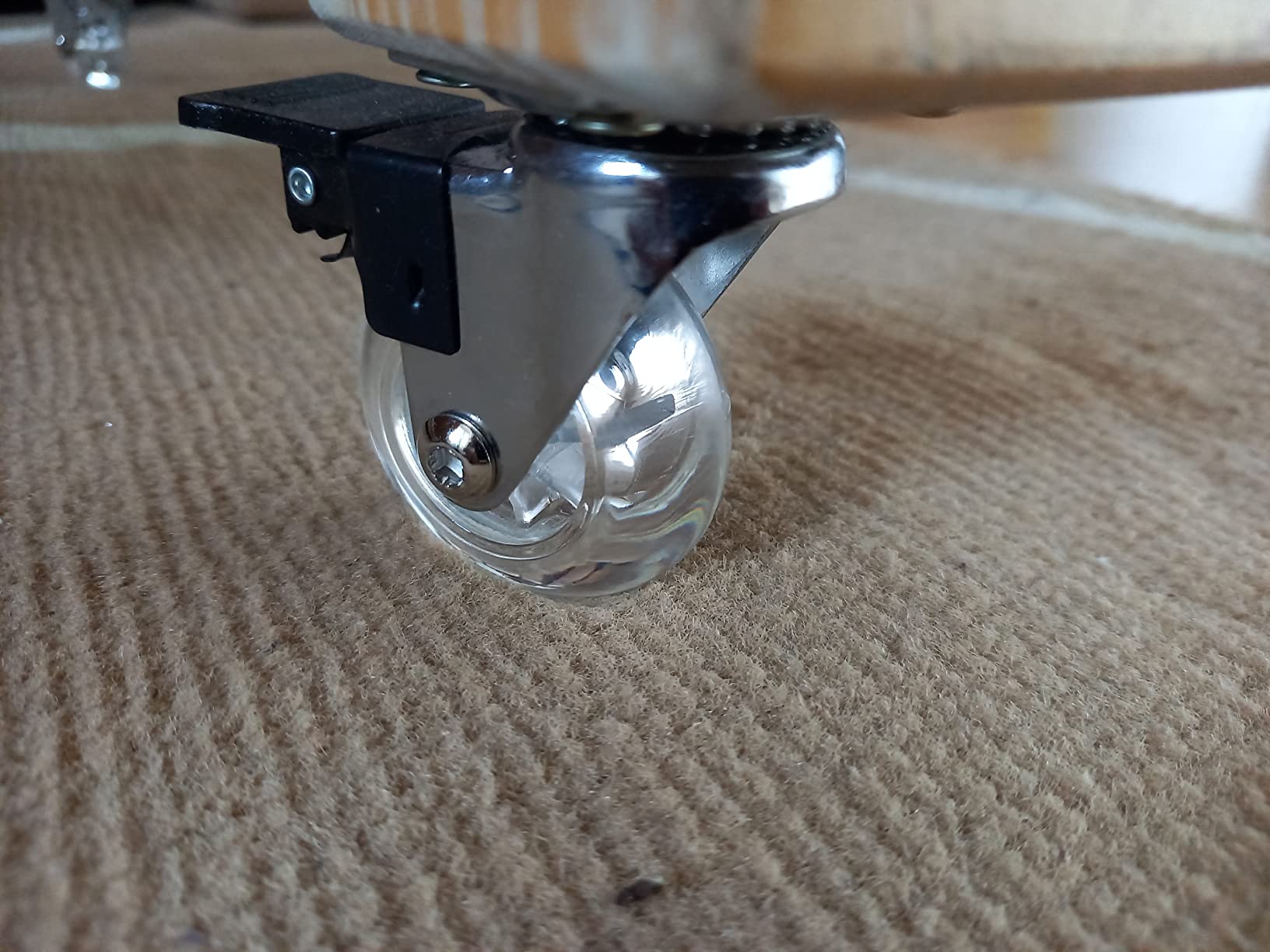 Nuyoah Möbelrollen Transportrollen Lenkrollen mit Bremse 50mm ...