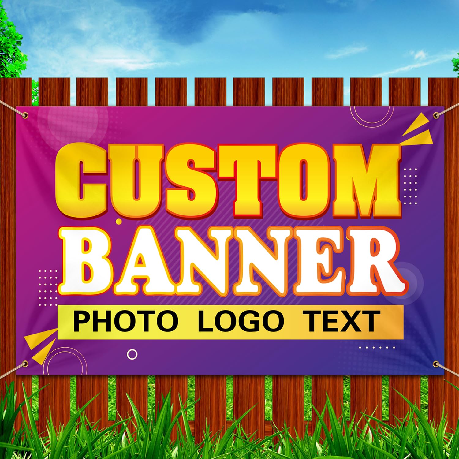 Amazon.com: Custom Banner and Signs Personalized Banner for Outdoor ...