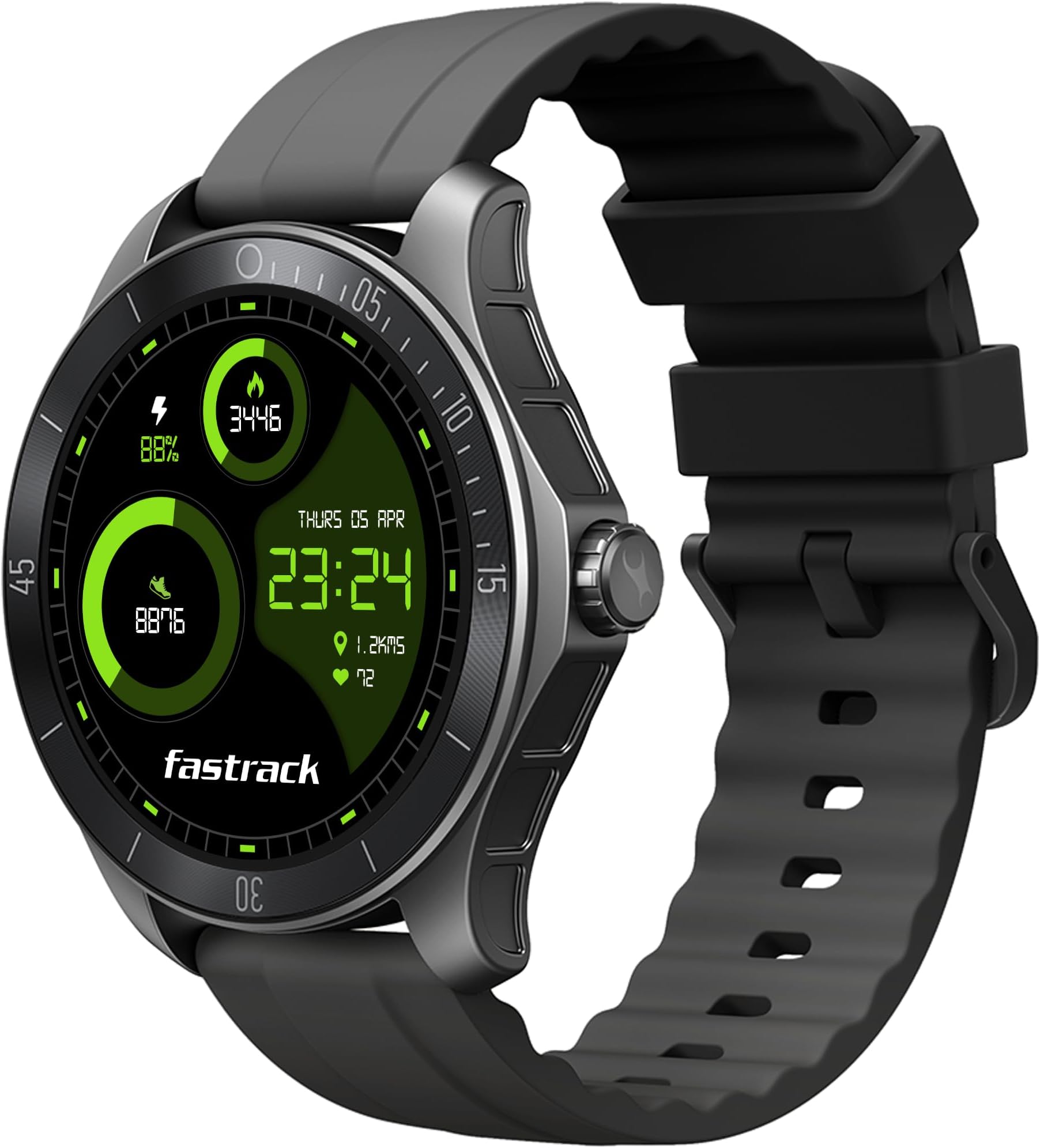 Fastrack Rogue Rugged Smartwatch with 1.38" UltraVU HD Display ...